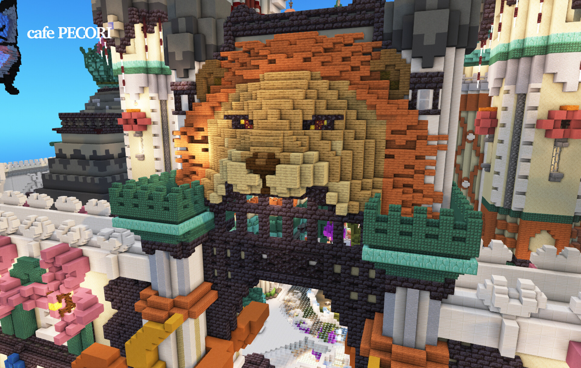 Beautiful Flower Castle Minecraft Map