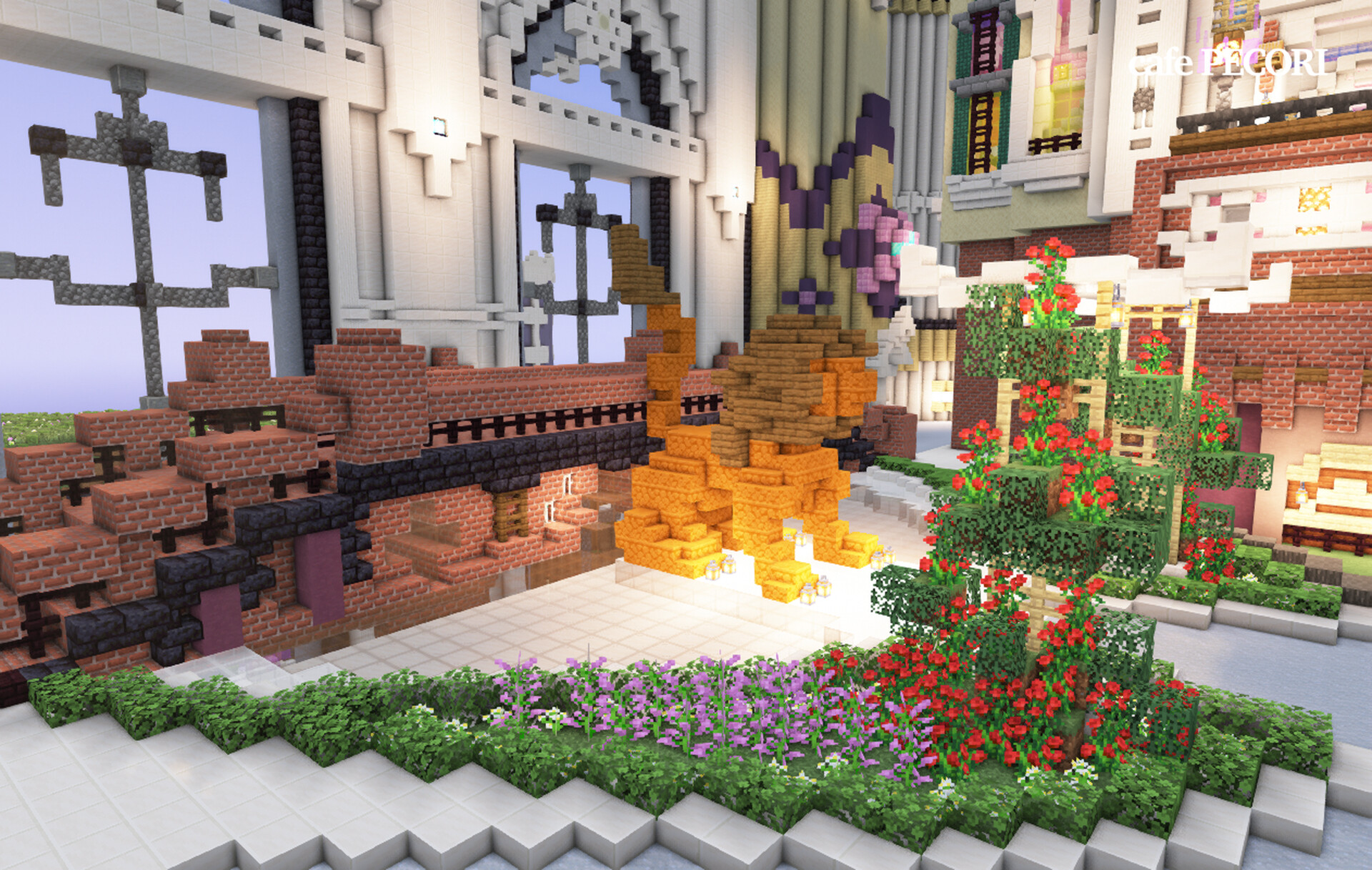 Beautiful Flower Castle Minecraft Map