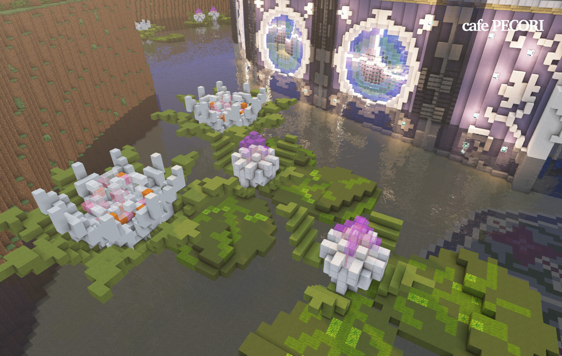 Beautiful Flower Castle Minecraft Map