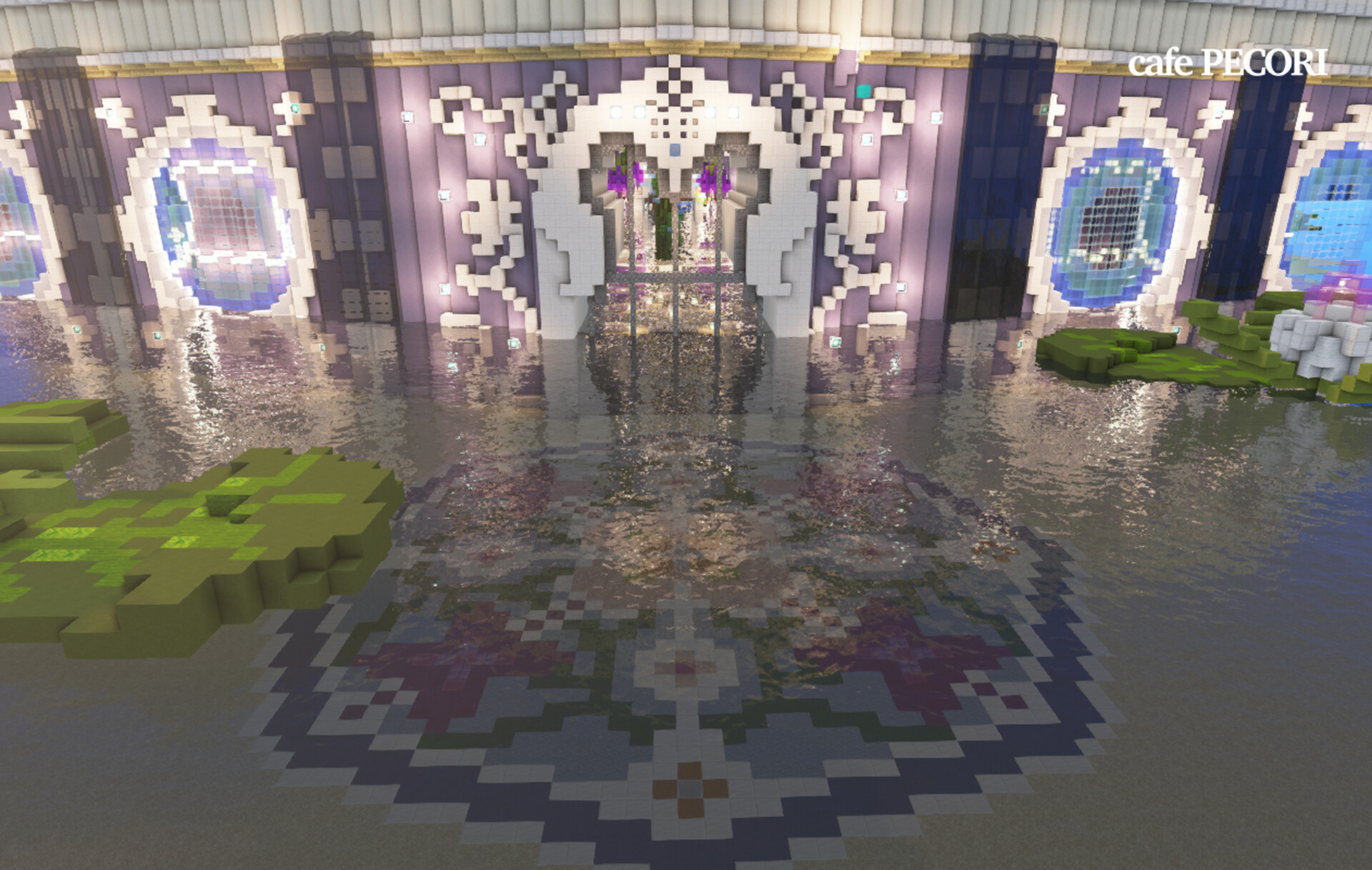 Beautiful Flower Castle Minecraft Map