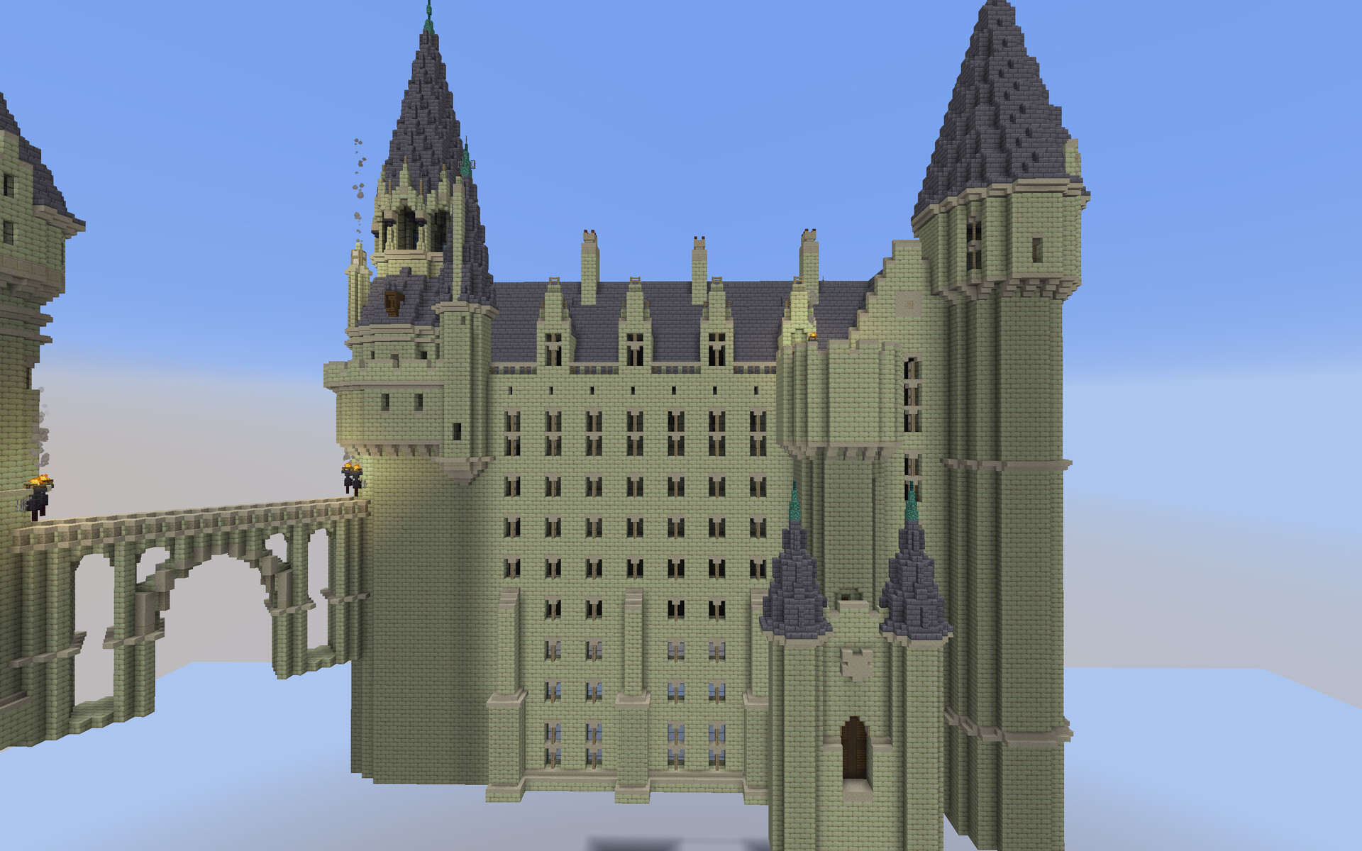 Hogwarts: A Hybrid Minecraft Map