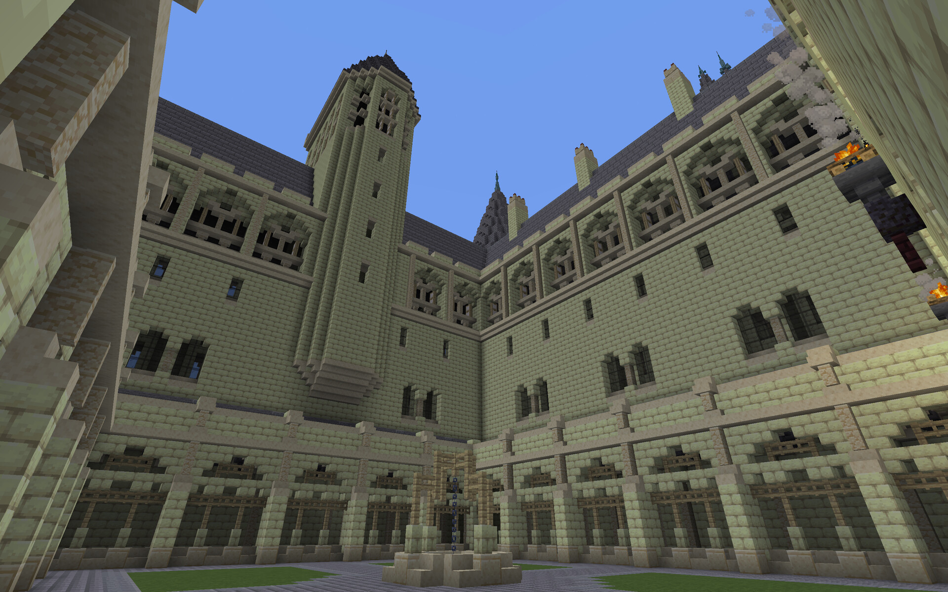 Hogwarts: A Hybrid Minecraft Map