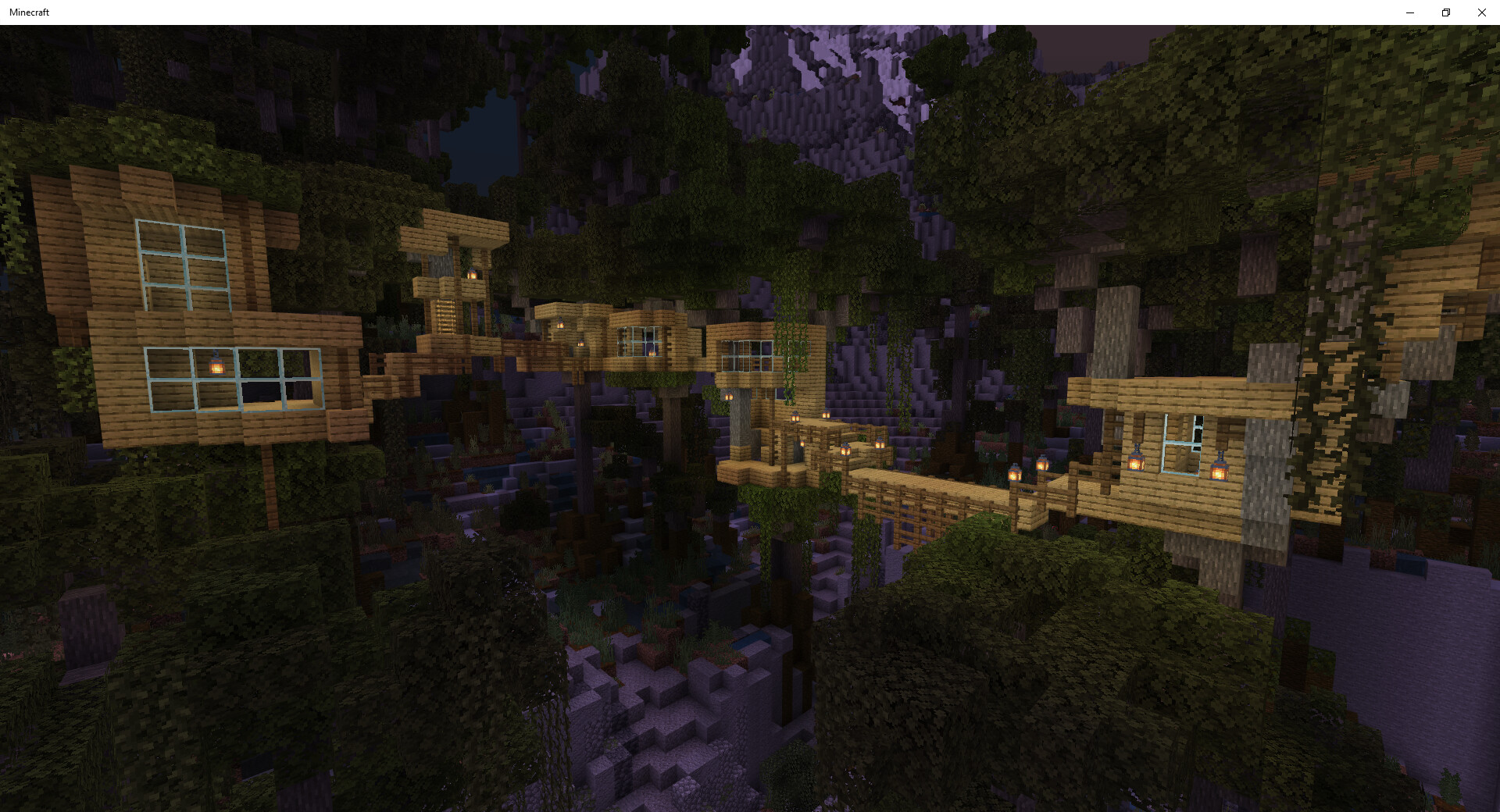 Jungle Tree Village Minecraft Map