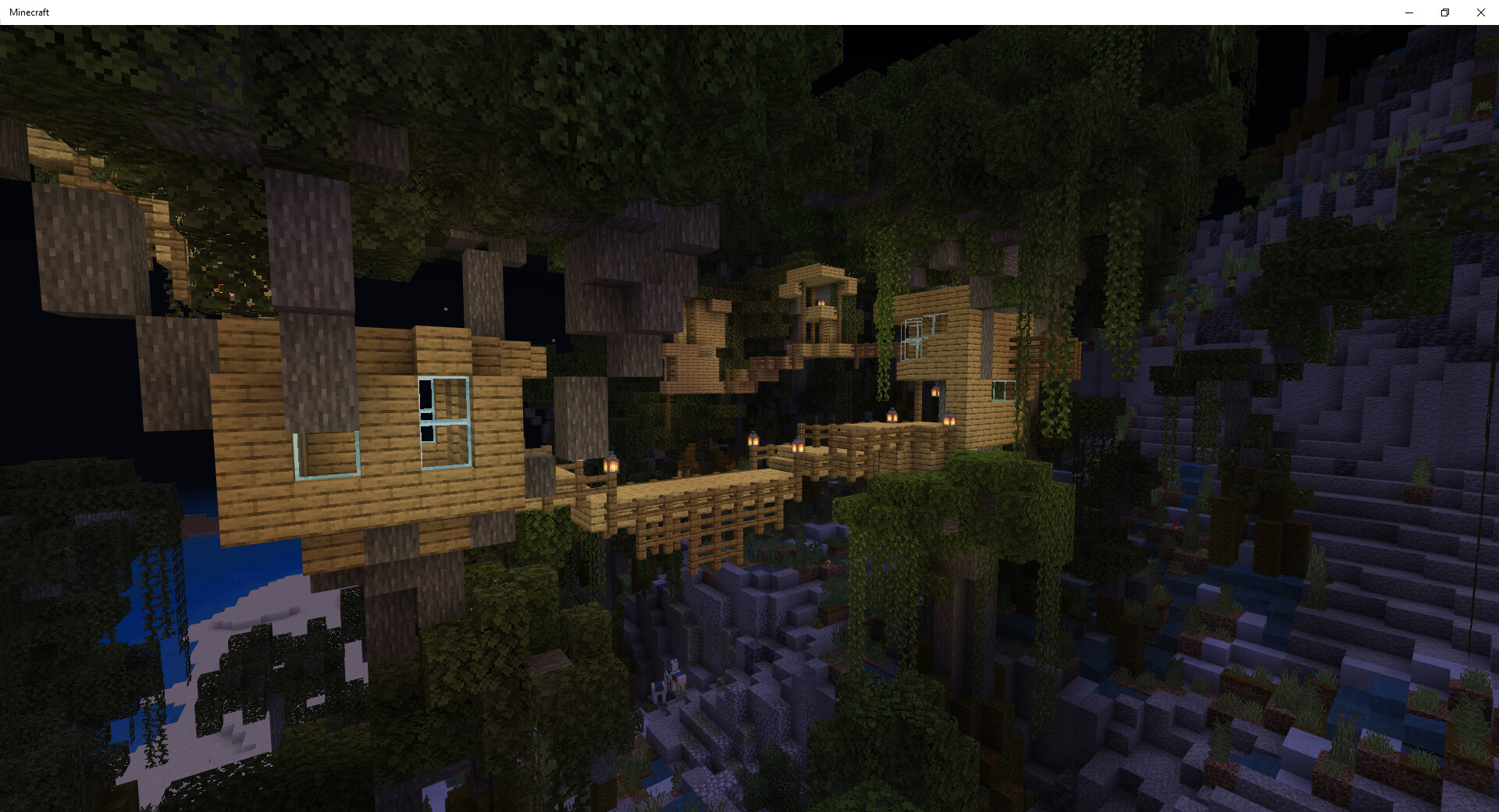 Jungle Tree Village Minecraft Map