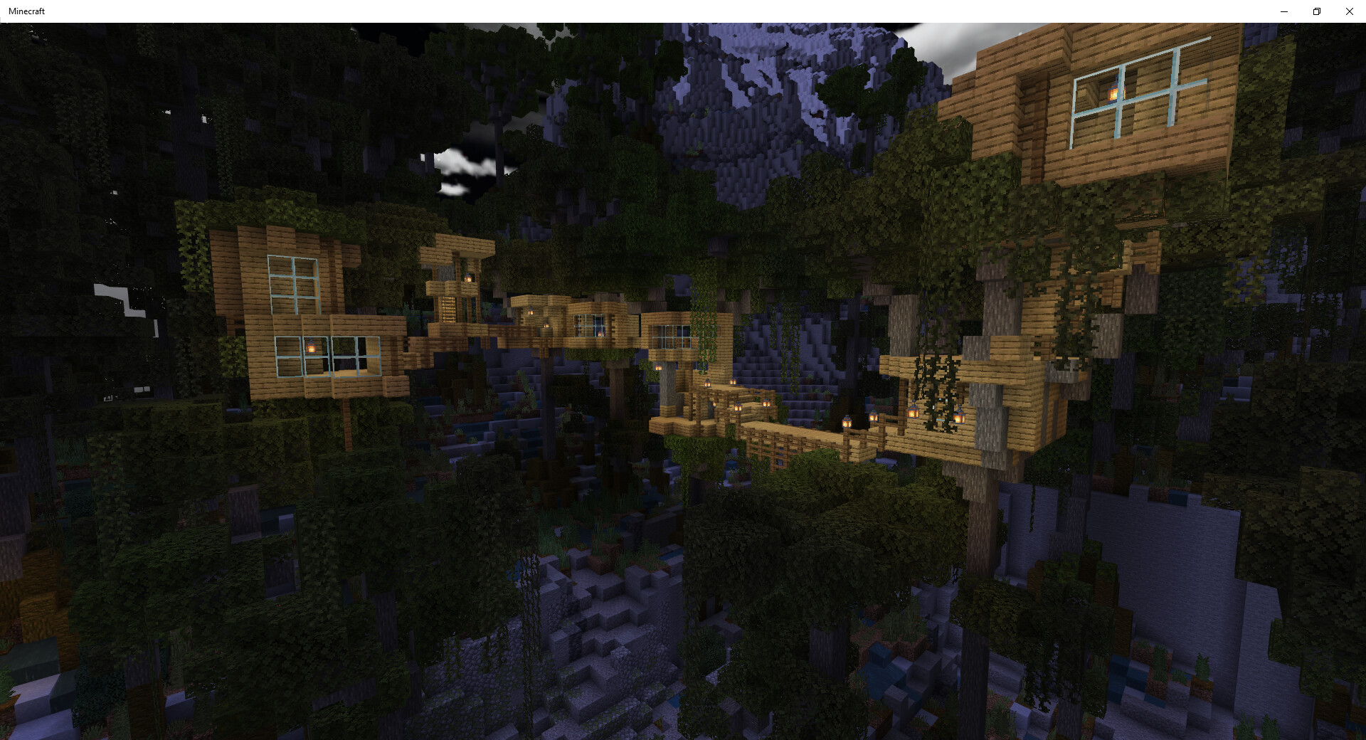 Jungle Tree Village Minecraft Map