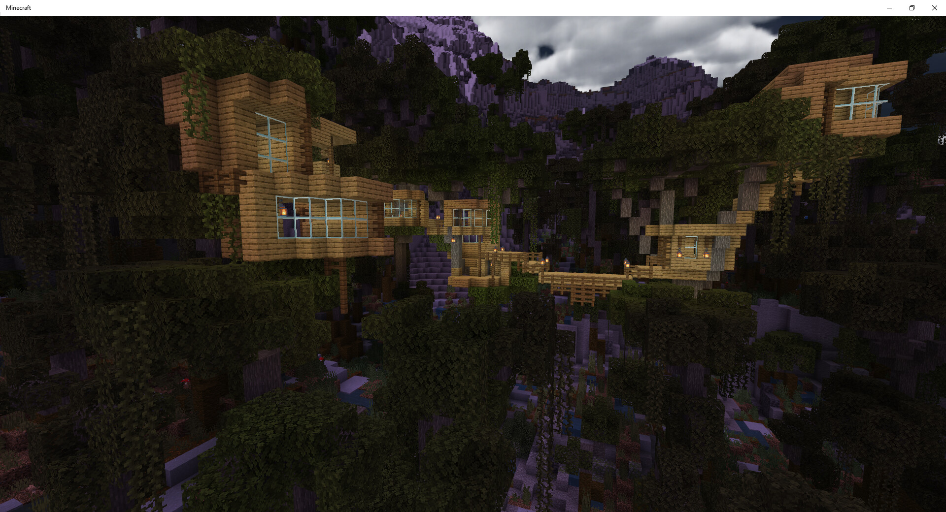 Jungle Tree Village Minecraft Map