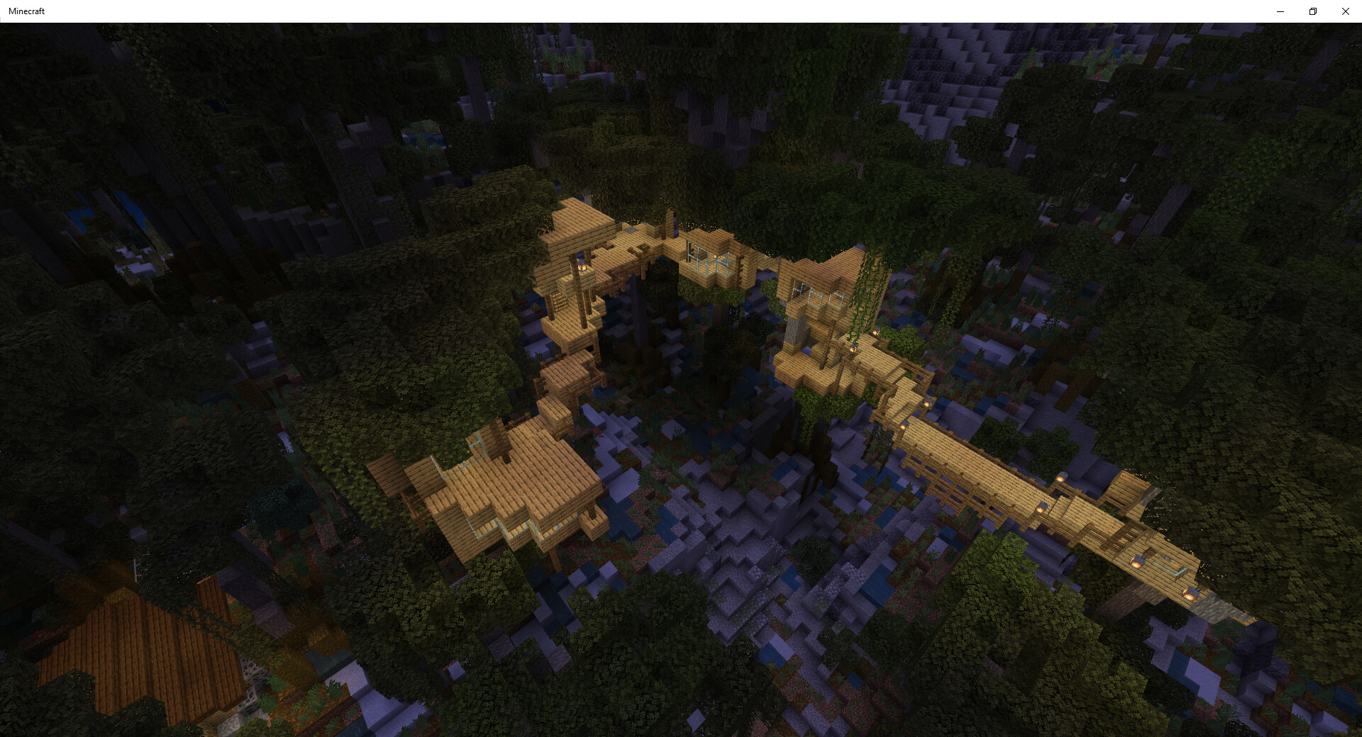 Jungle Tree Village Minecraft Map