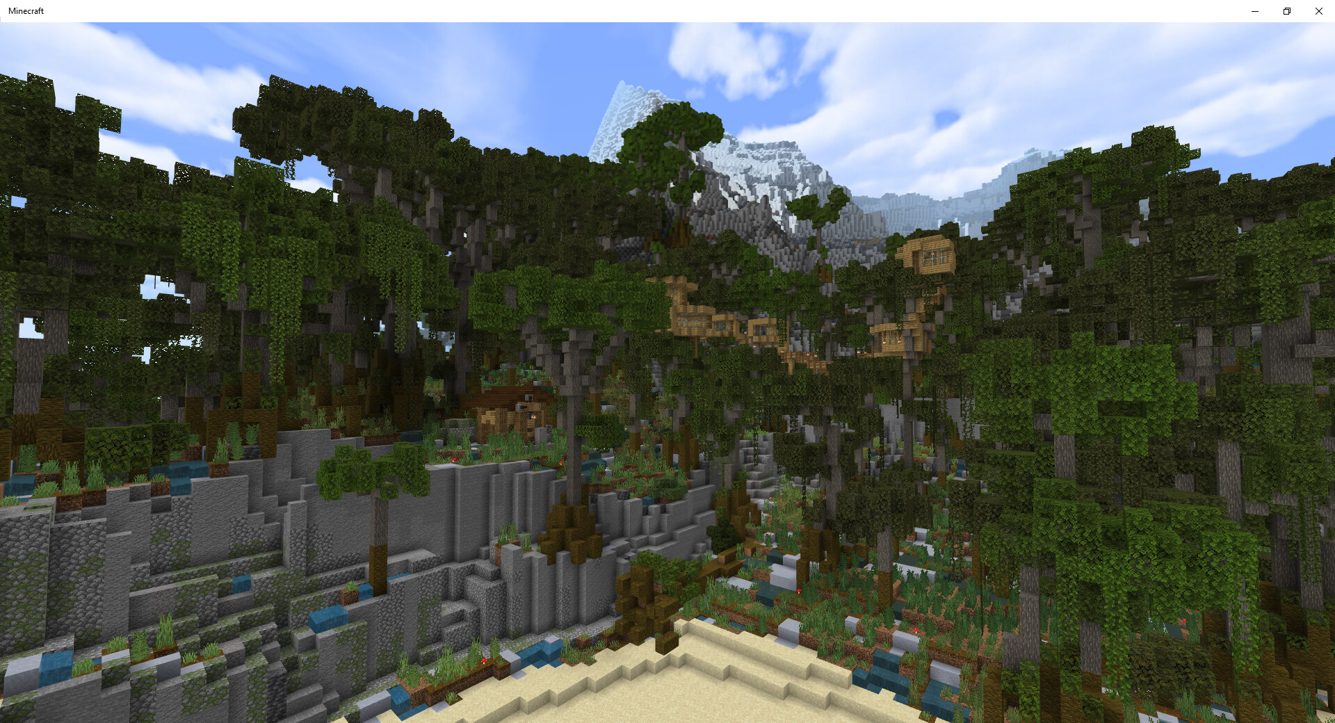 Jungle Tree Village Minecraft Map