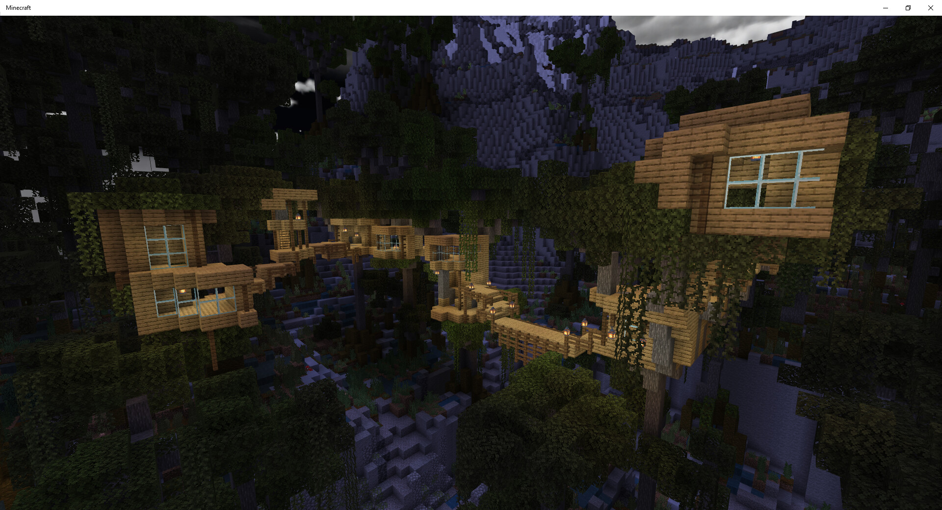 Jungle Tree Village Minecraft Map