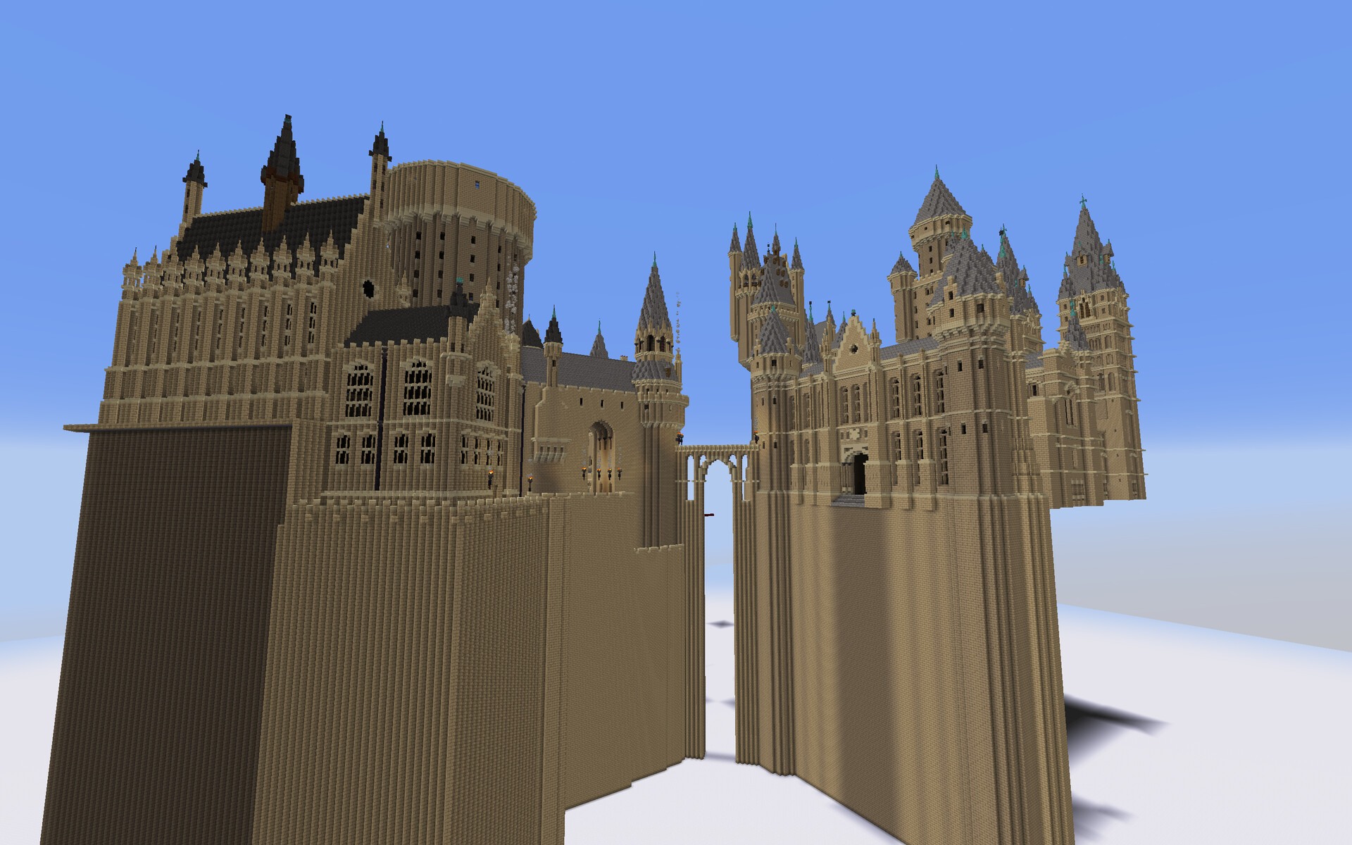 Hogwarts: A Hybrid Minecraft Map