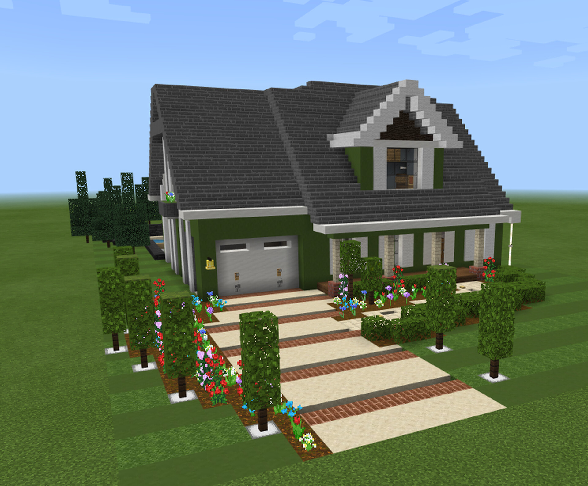 Suburban house Minecraft Map