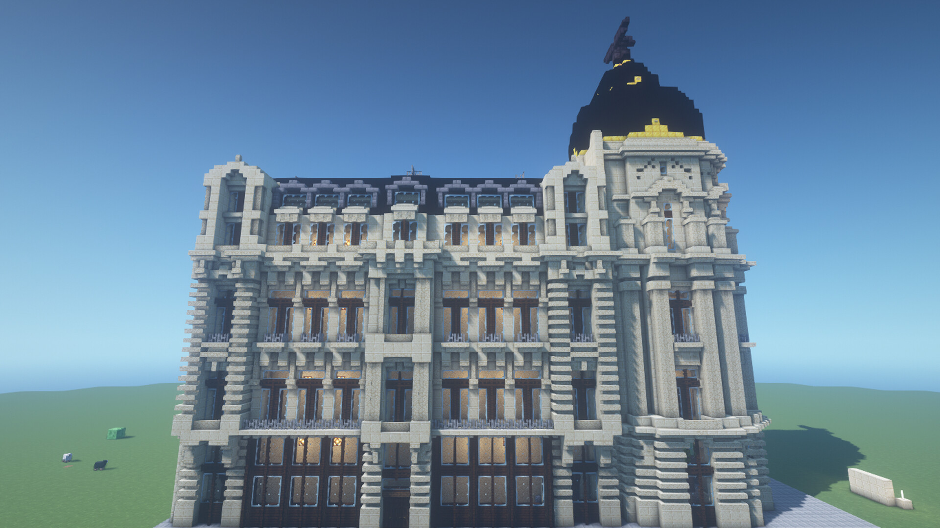 Metropolis Building Madrid Minecraft Map
