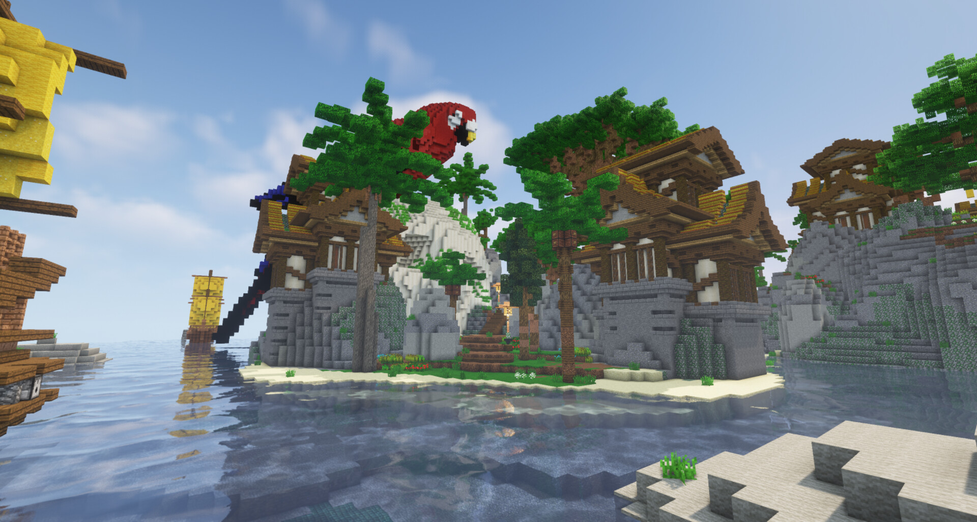 Pirate village lobby Minecraft Map