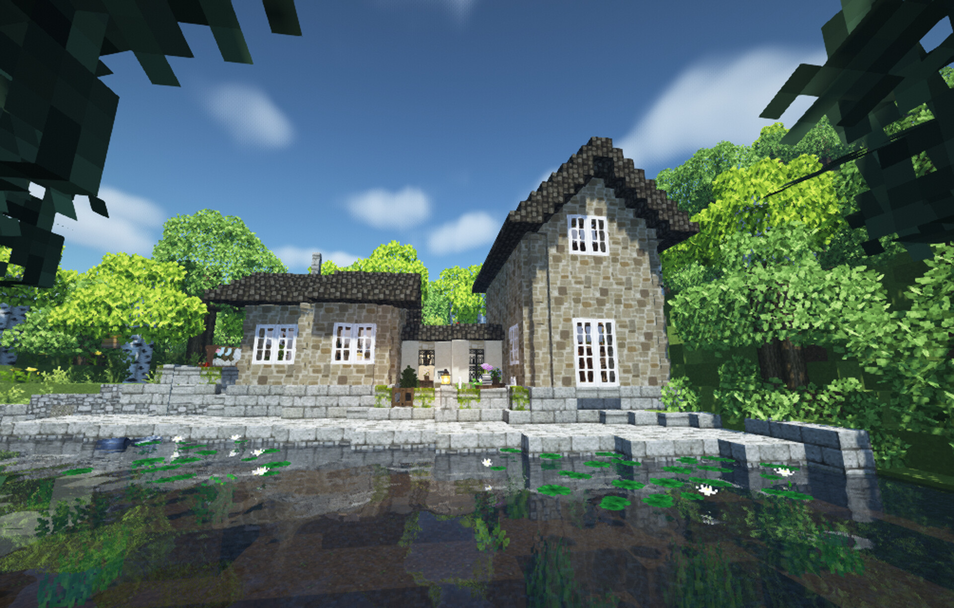 Grainite River House Minecraft Map