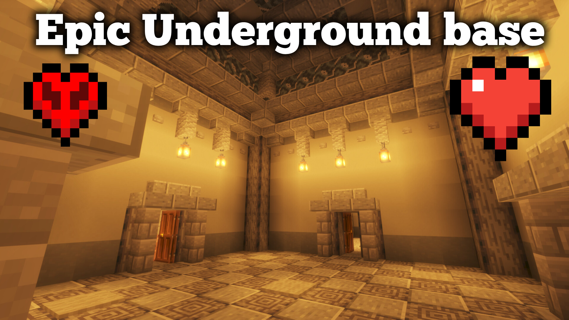 Underground base for Minecraft 100 days of Hardcore or Survival ...