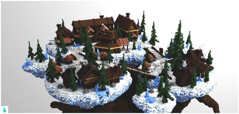 Nordic Village Spawn Minecraft Map