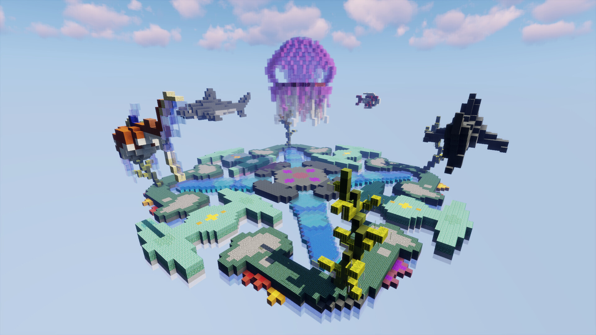 4 KnockbackFFA Maps Minecraft Map