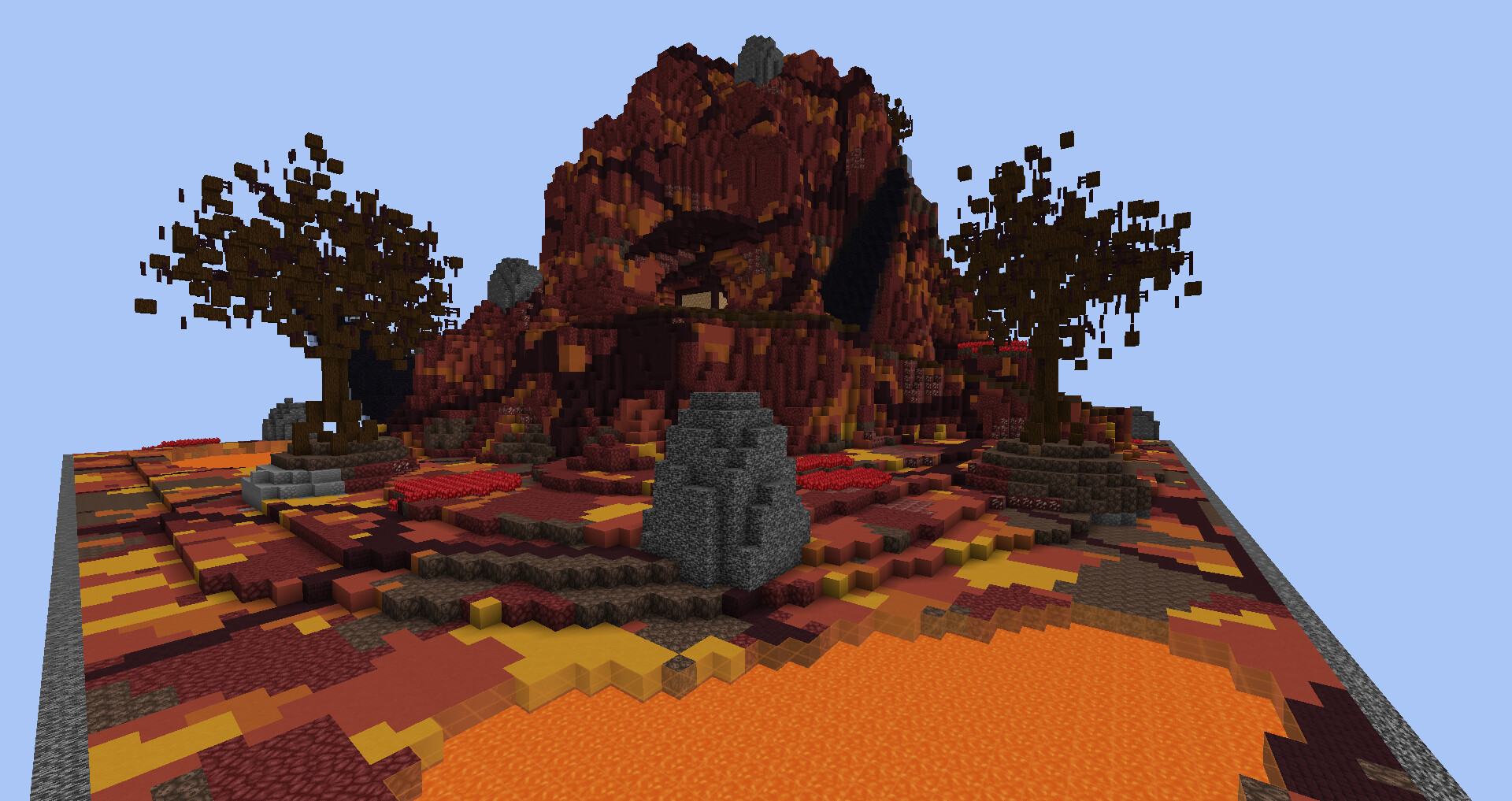 HCF Glowstone Mountain Minecraft Map