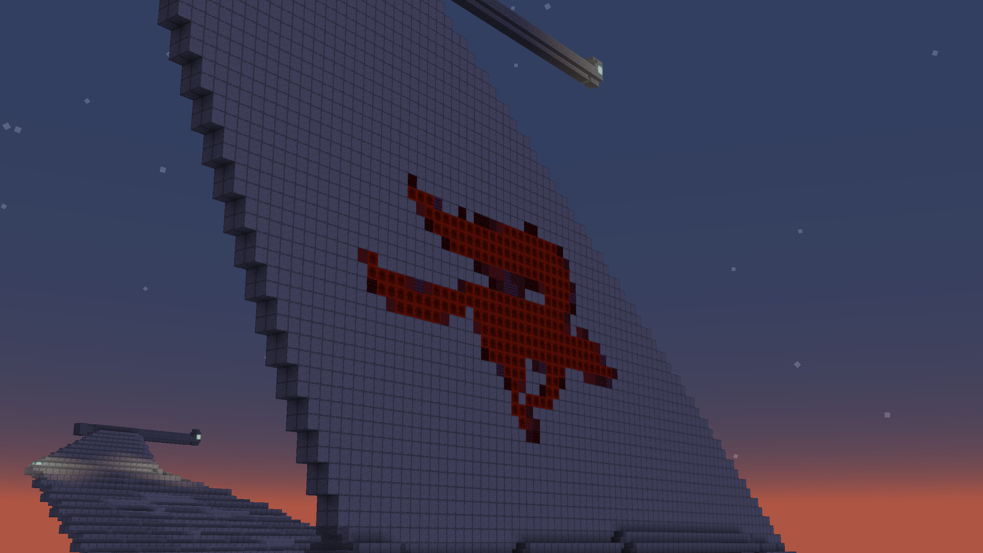Star Fox - Great Fox (1:3 Scale, full interior/exterior) Minecraft Map