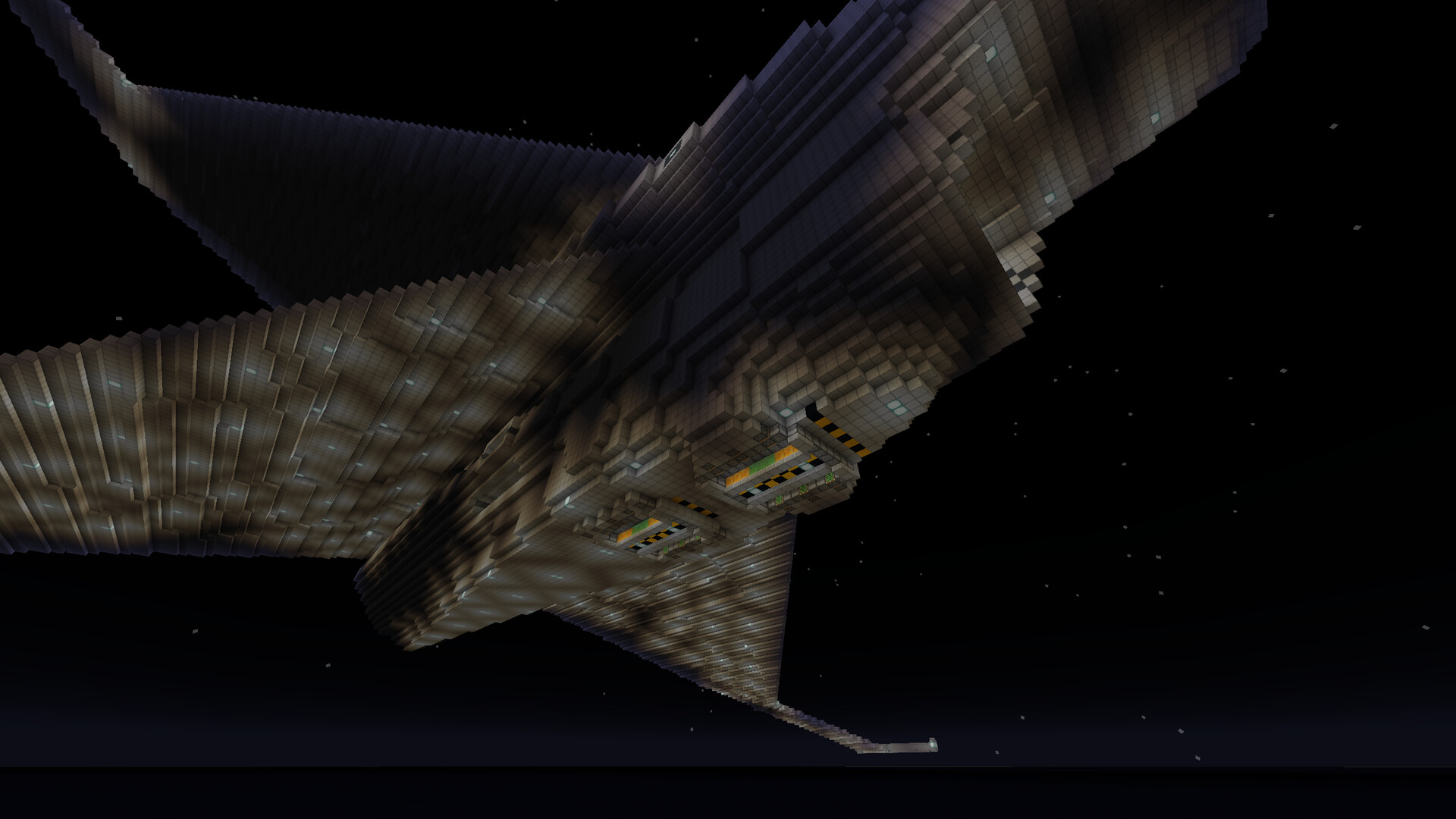 Star Fox - Great Fox (1:3 Scale, full interior/exterior) Minecraft Map