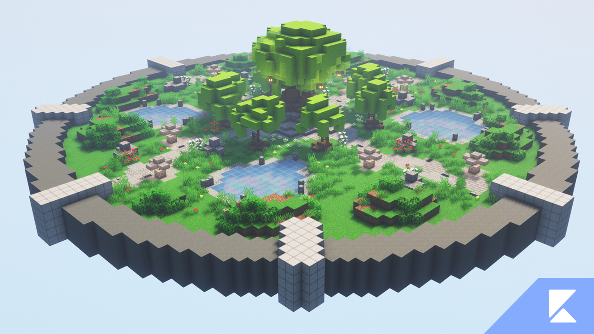 Springtime Spawn [Free Download] [80x80] Minecraft Map