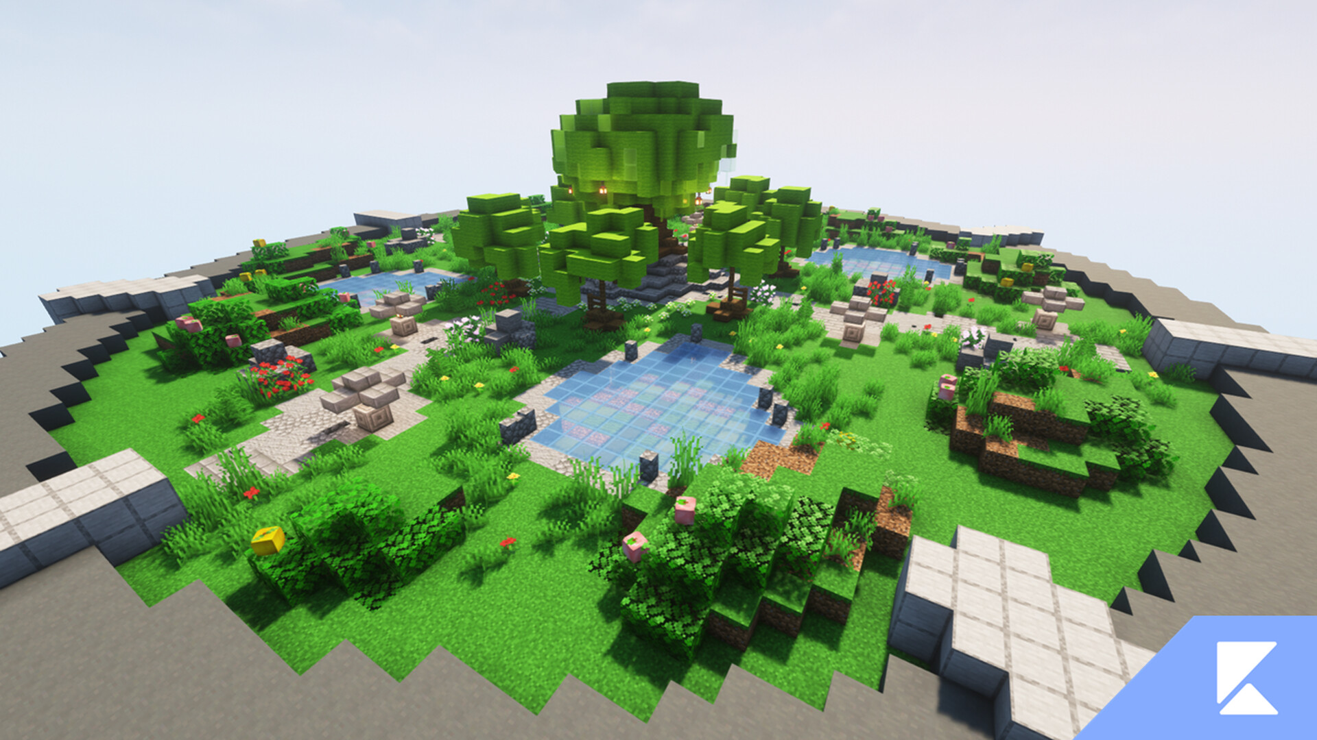 Springtime Spawn [Free Download] [80x80] Minecraft Map