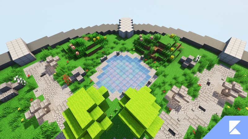 Springtime Spawn [Free Download] [80x80] Minecraft Map