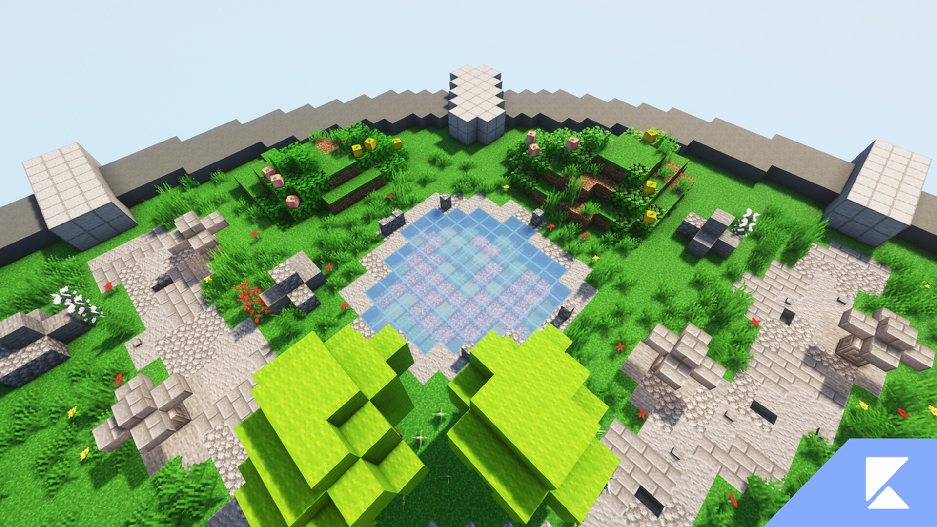 Springtime Spawn [Free Download] [80x80] Minecraft Map