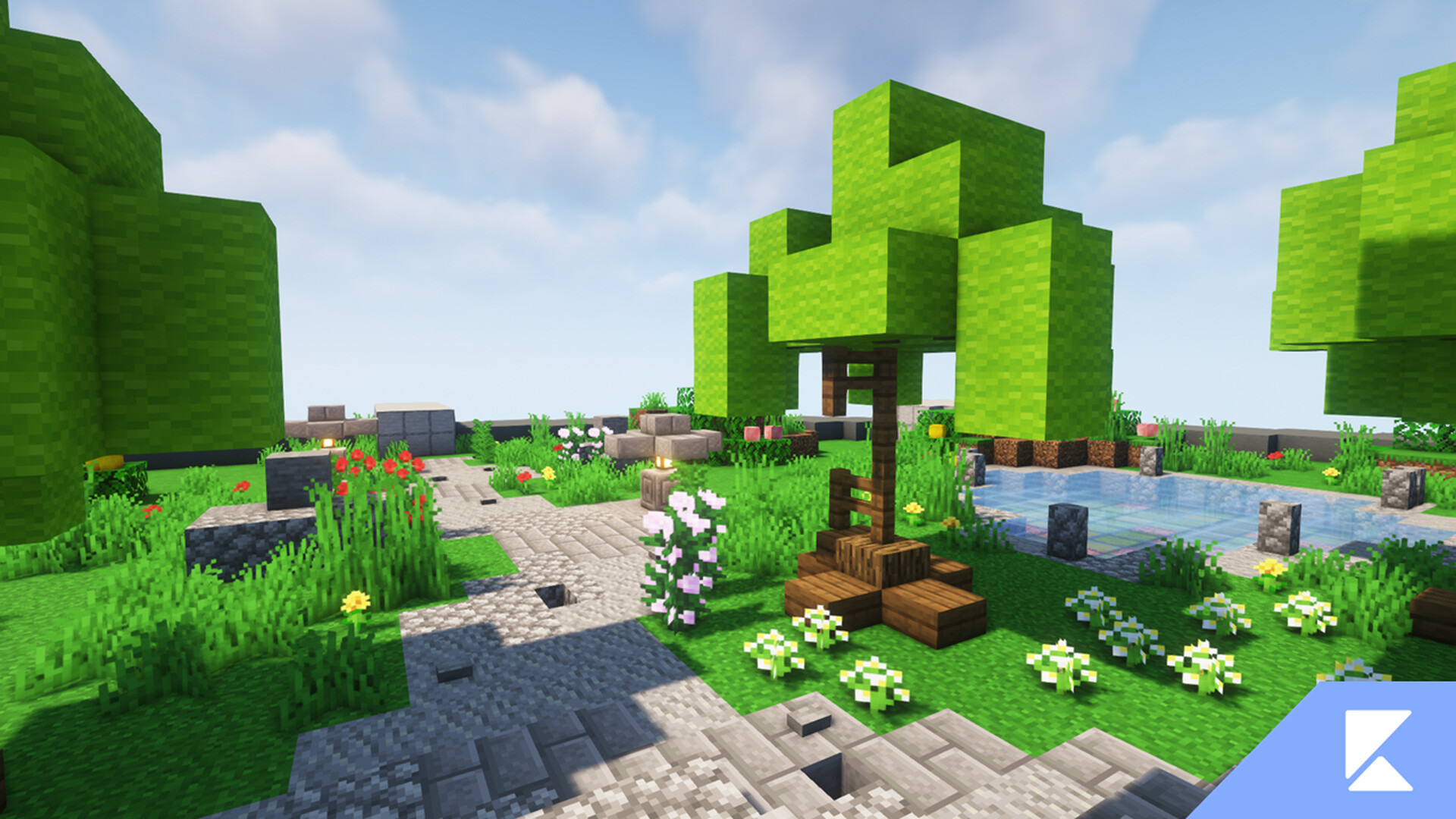 Springtime Spawn [Free Download] [80x80] Minecraft Map