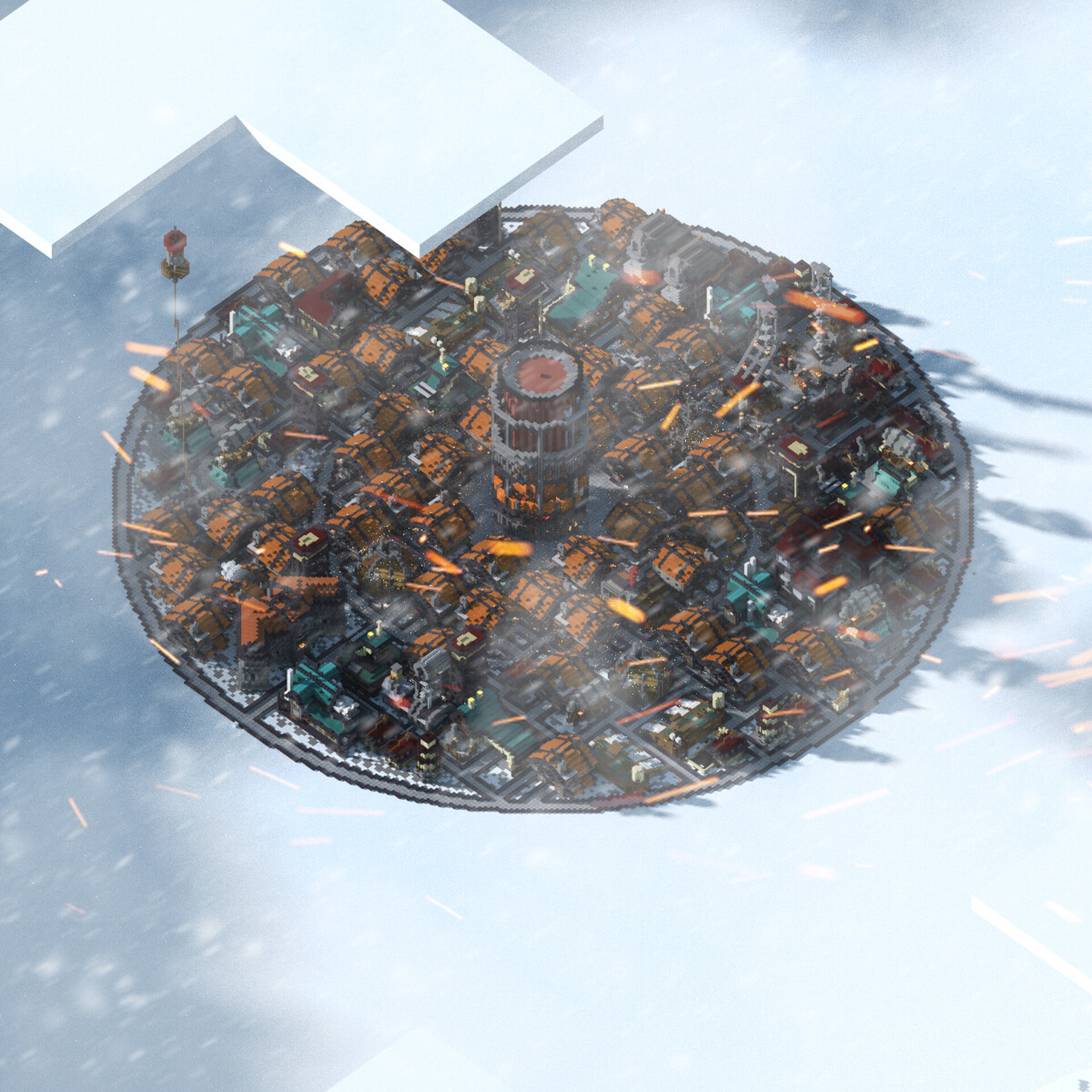 Surrounded Mountains Minecraft Map