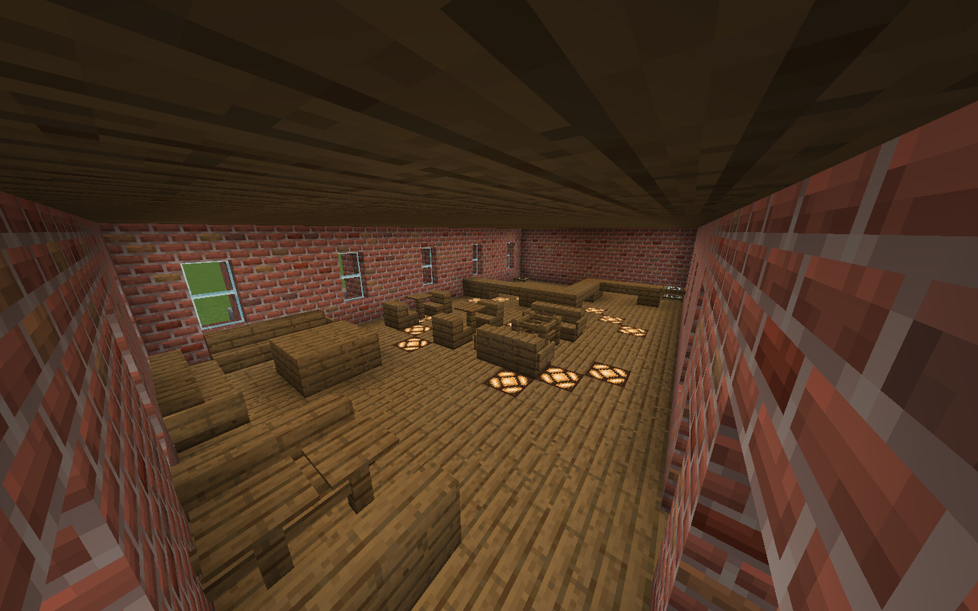 Small Brick Building with cafe Minecraft Map