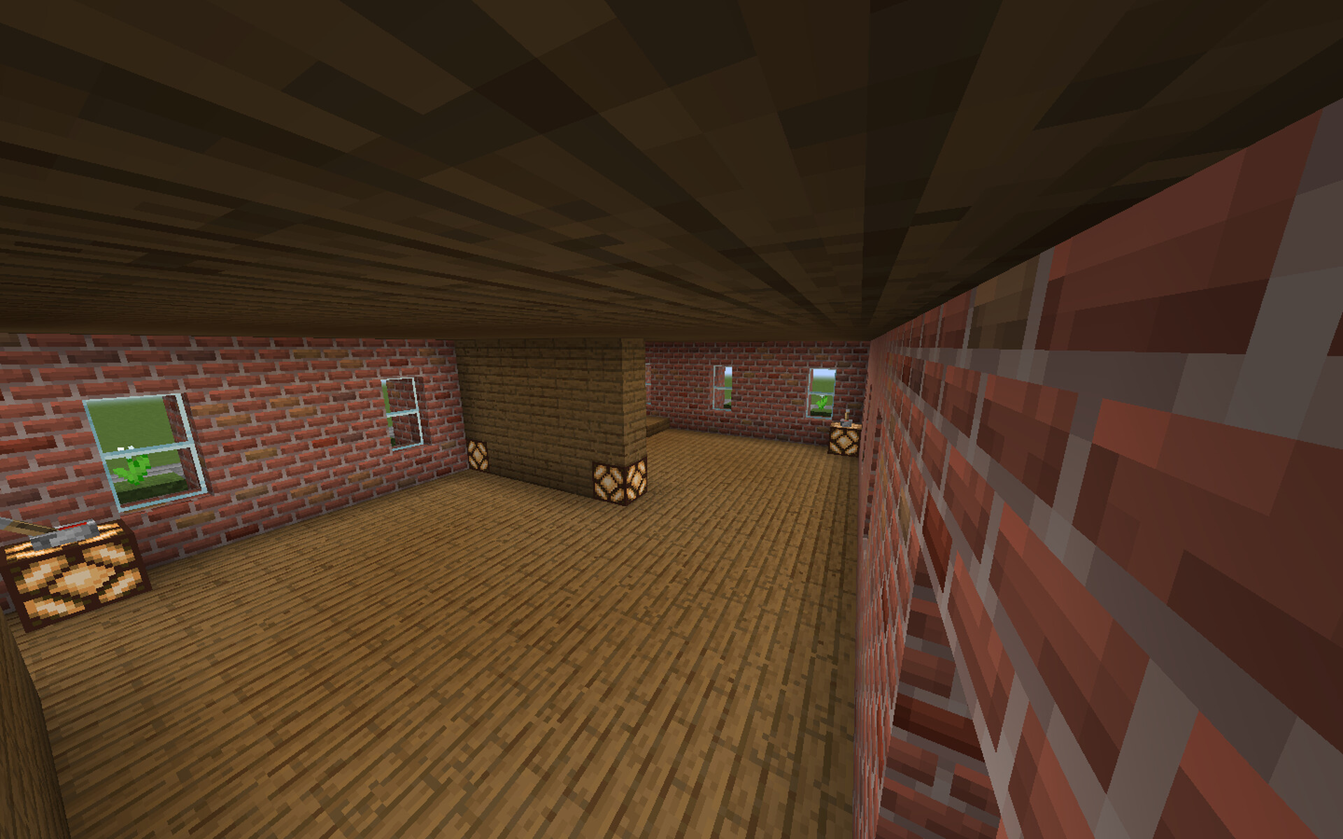 Small Brick Building with cafe Minecraft Map