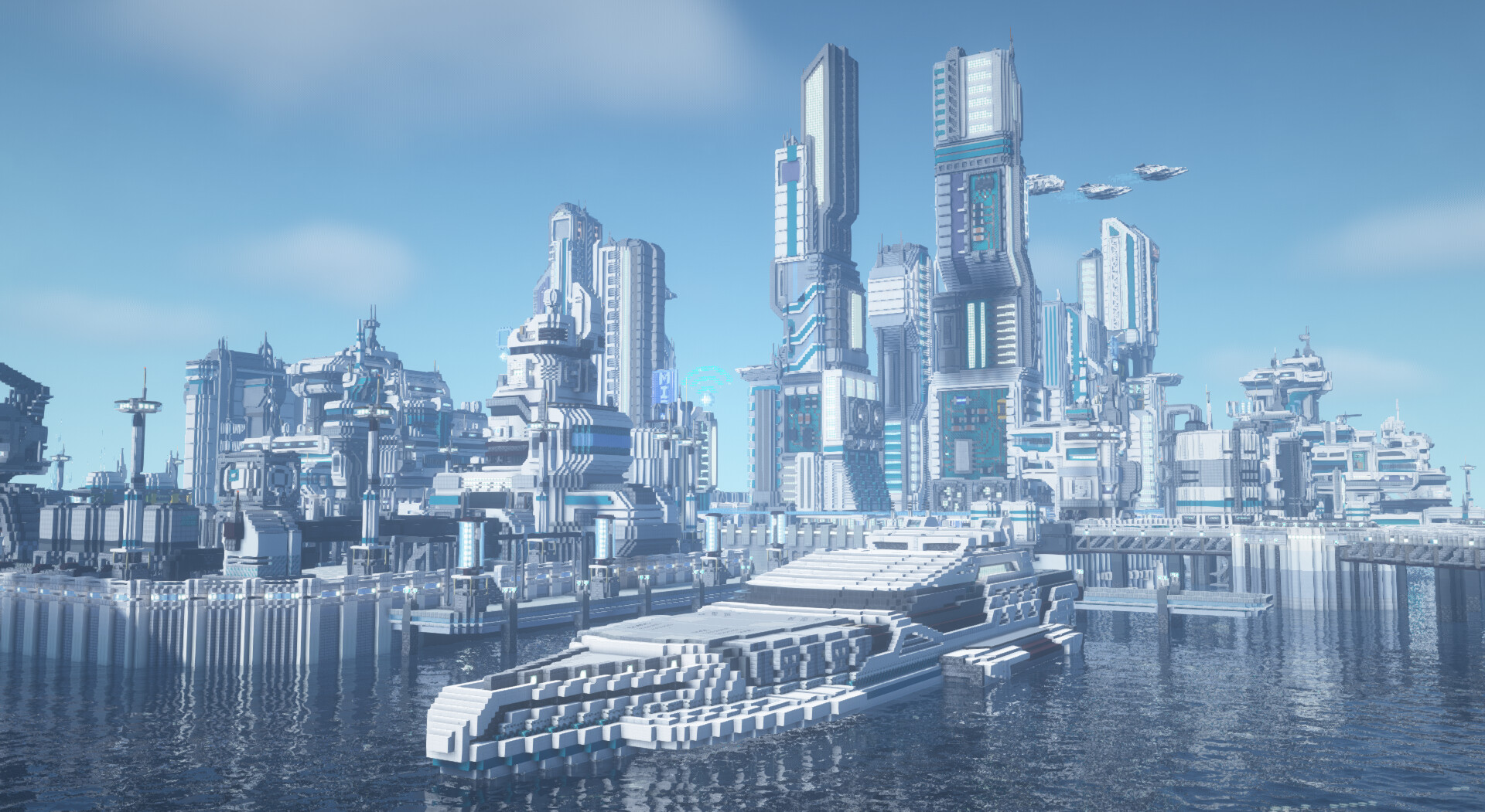 |⚡| Microchip District Minecraft Map