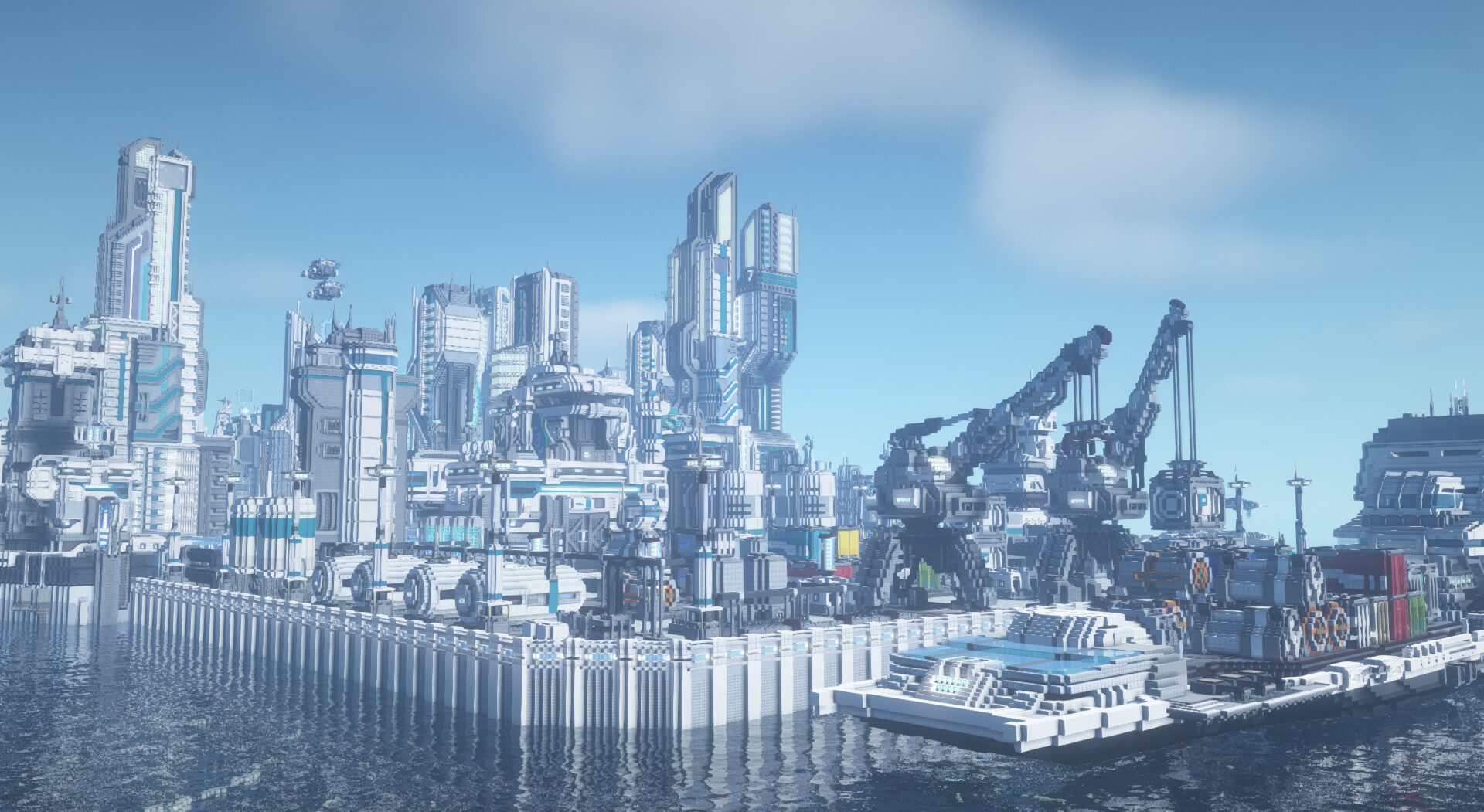 |⚡| Microchip District Minecraft Map