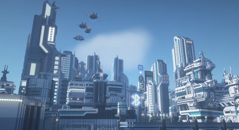 |⚡| Microchip District Minecraft Map