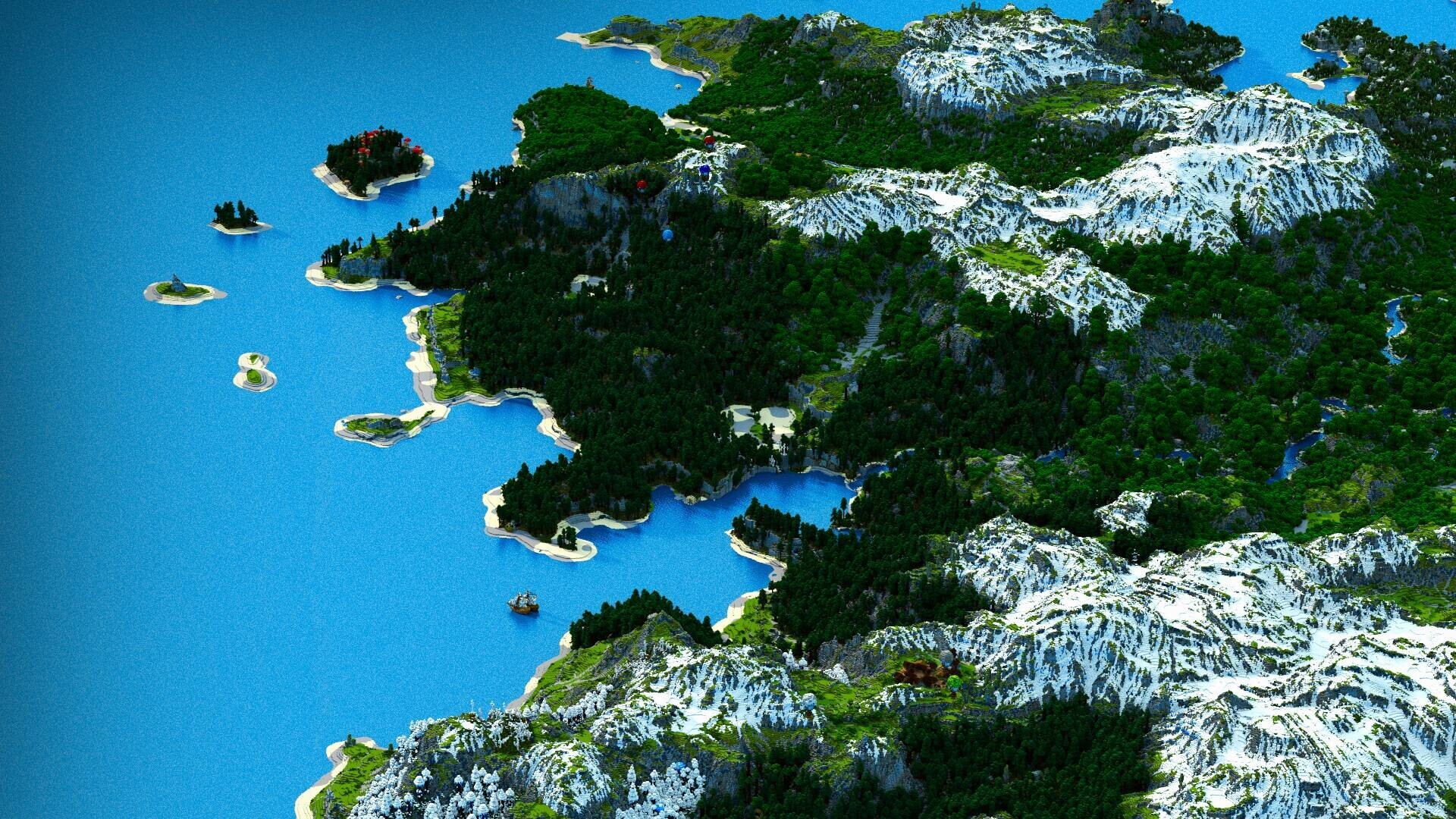 🌟 Gerohall - (Download, 4k, 1.17+,Java & Bedrock, Multibiome Minecraft ...