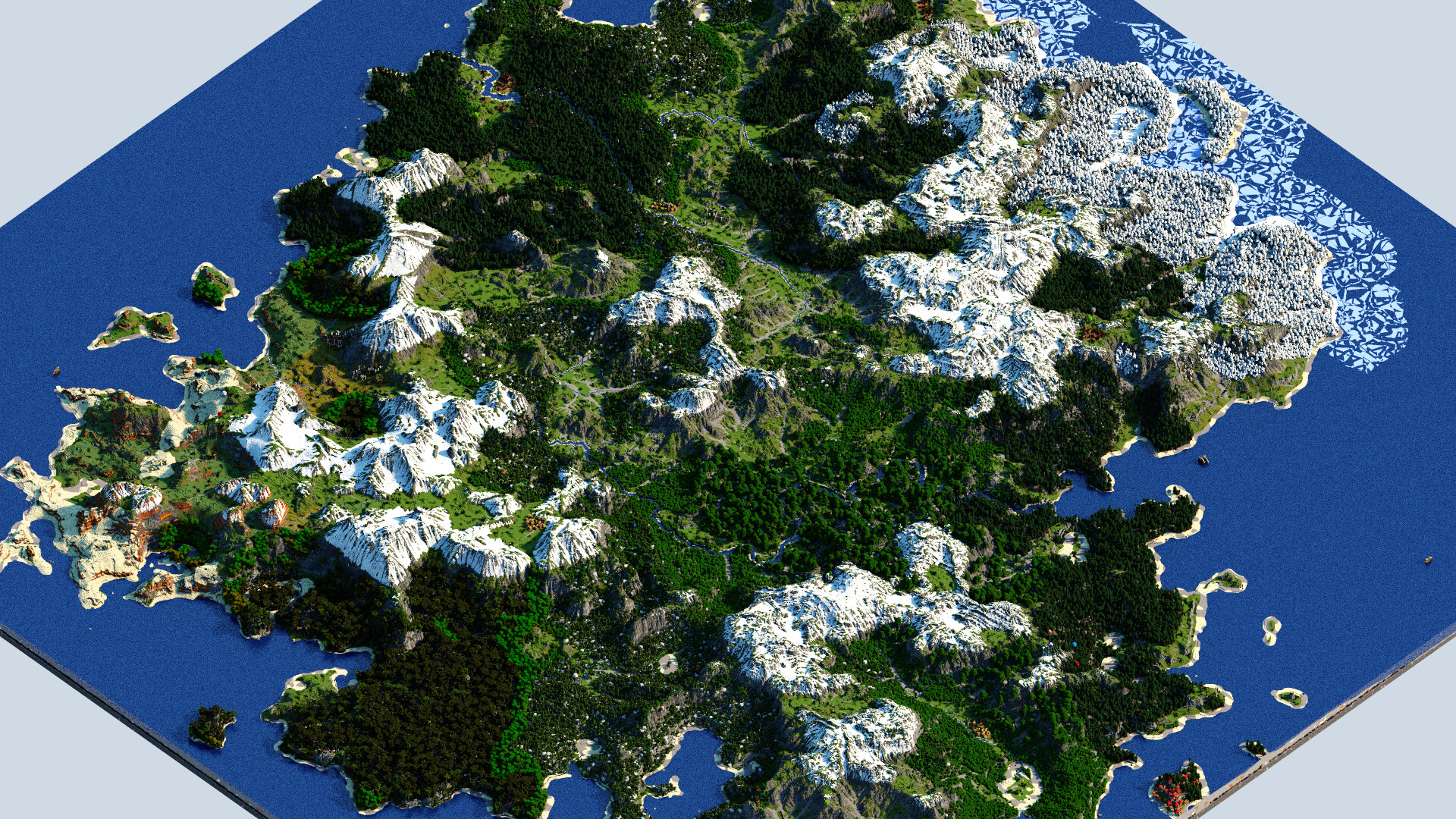 🌟 Gerohall - (Download, 4k, 1.17+,Java & Bedrock, Multibiome Minecraft ...