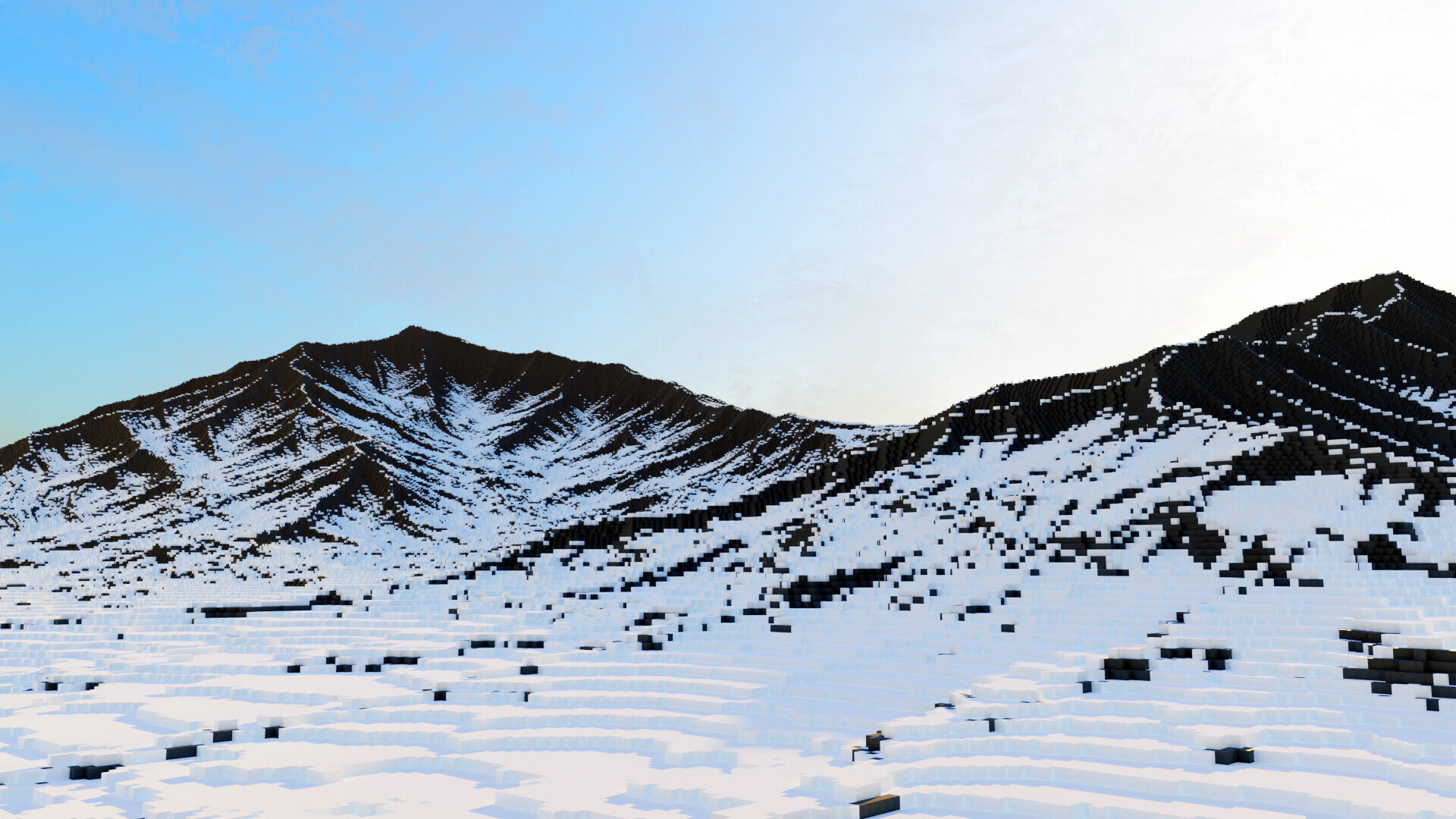 Snowy Mountains Satisfying Minecraft Map