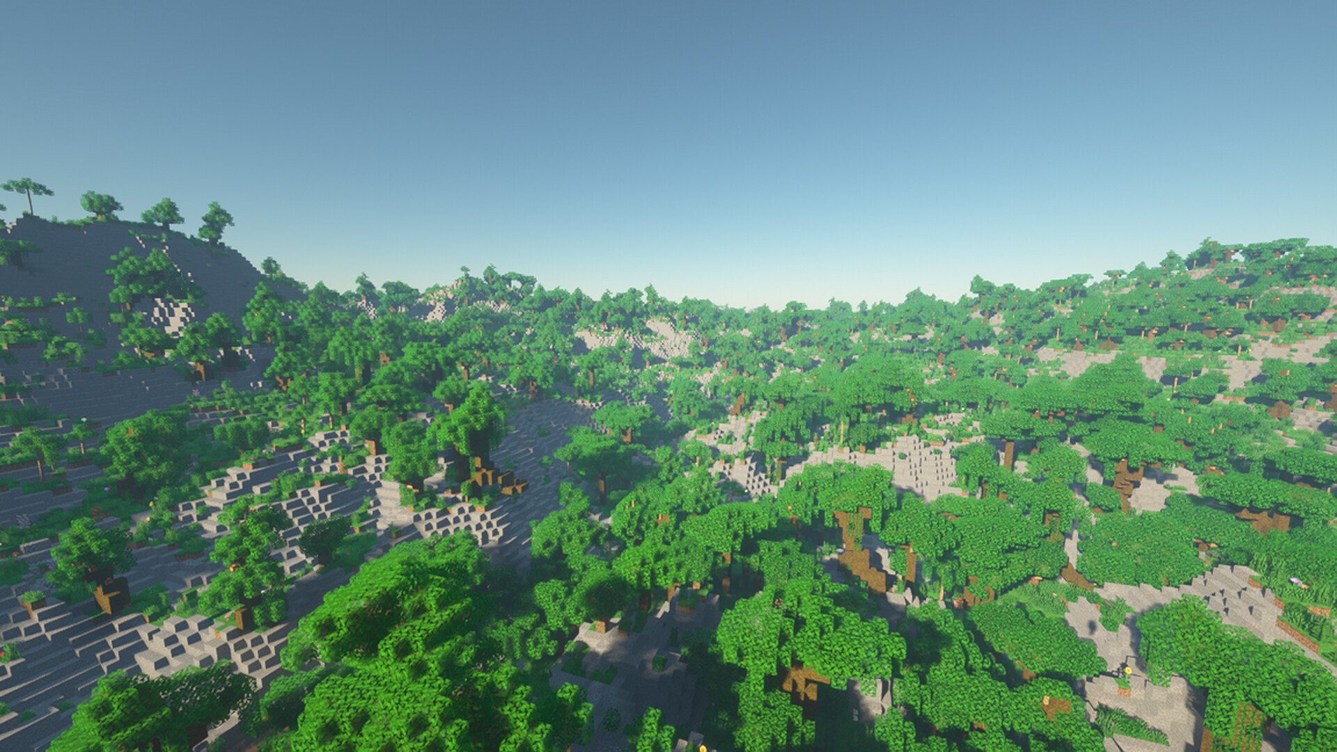 2000 x 2000 Survival Jungle Minecraft Map