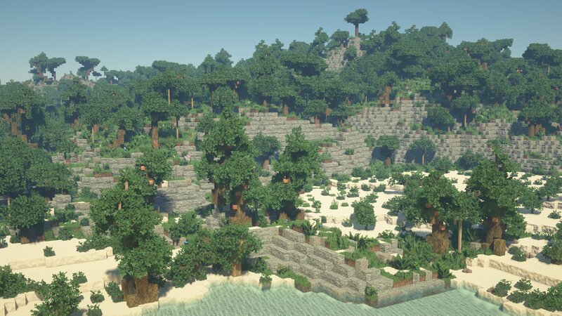 2000 x 2000 Survival Jungle Minecraft Map