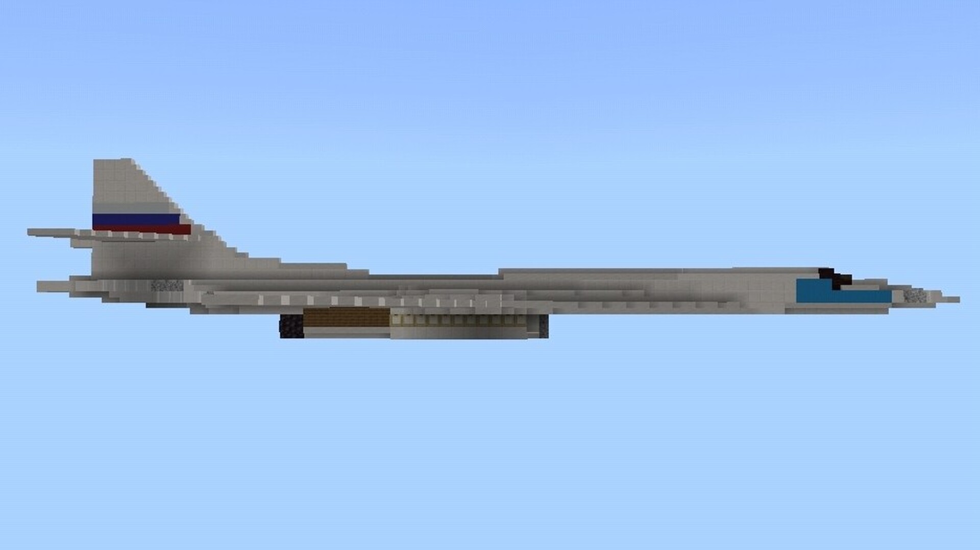 Tupolev Tu-160 Minecraft Map
