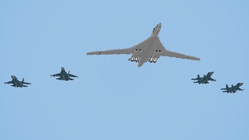 Tupolev Tu-160 Minecraft Map