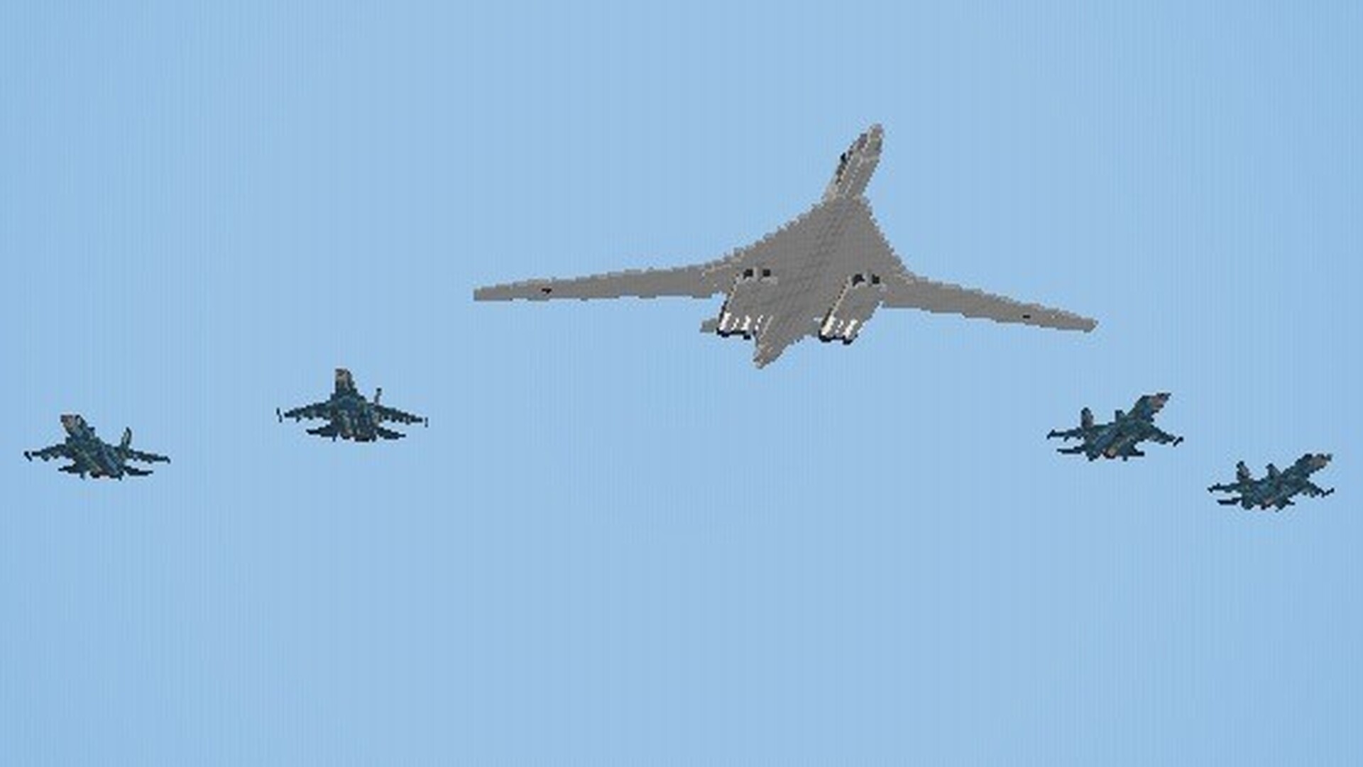 Tupolev Tu-160 Minecraft Map