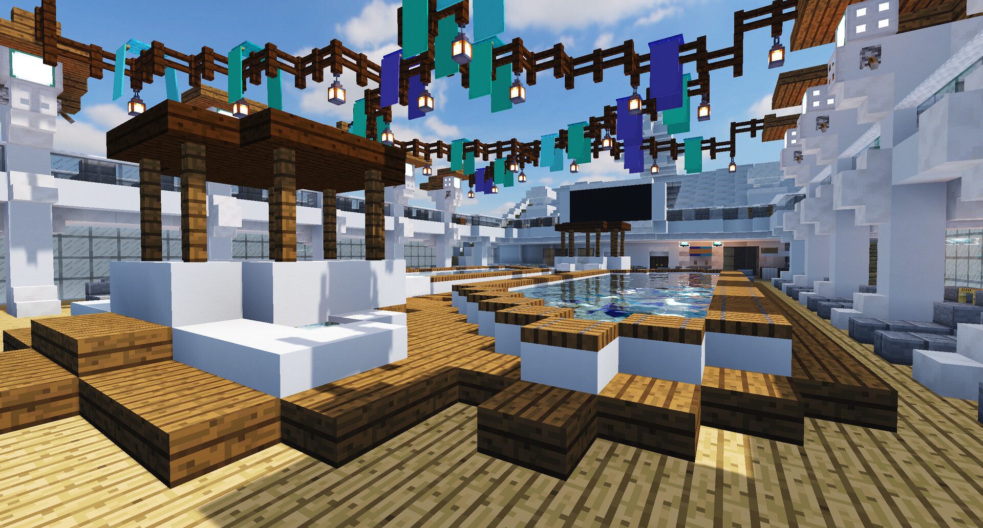 Trident Mirage Custom Cruise Ship Fully complete! Minecraft Map