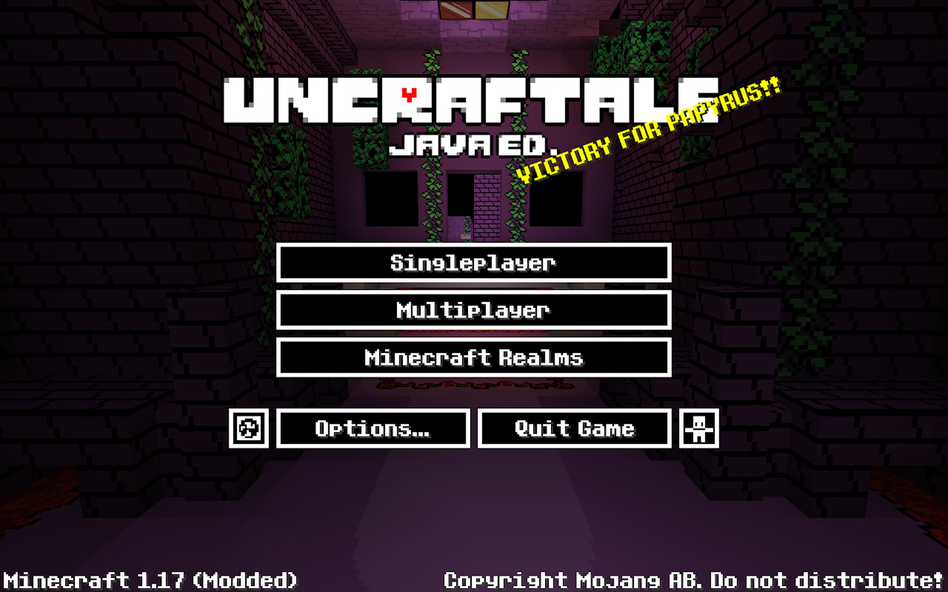 ️ Uncraftale - An Undertale Map - 1.17.1 Minecraft Map