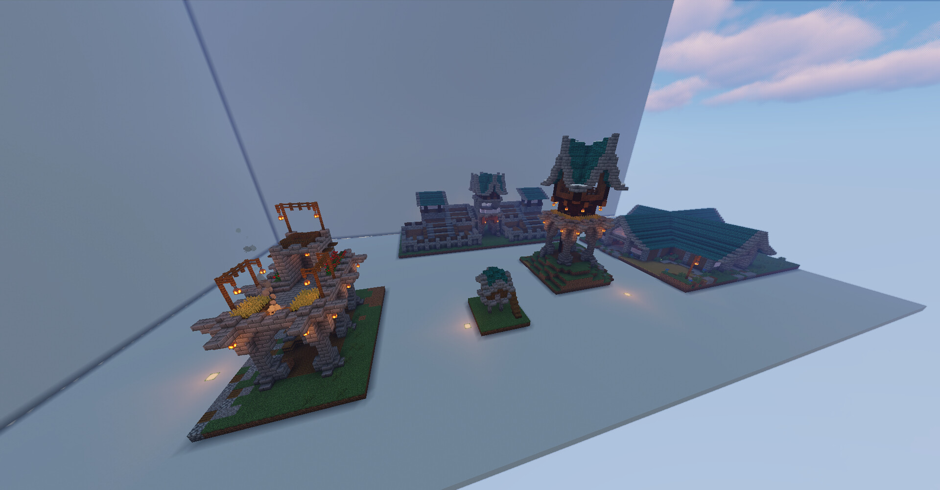 Warped Wood Roof Pack Extras Minecraft Map