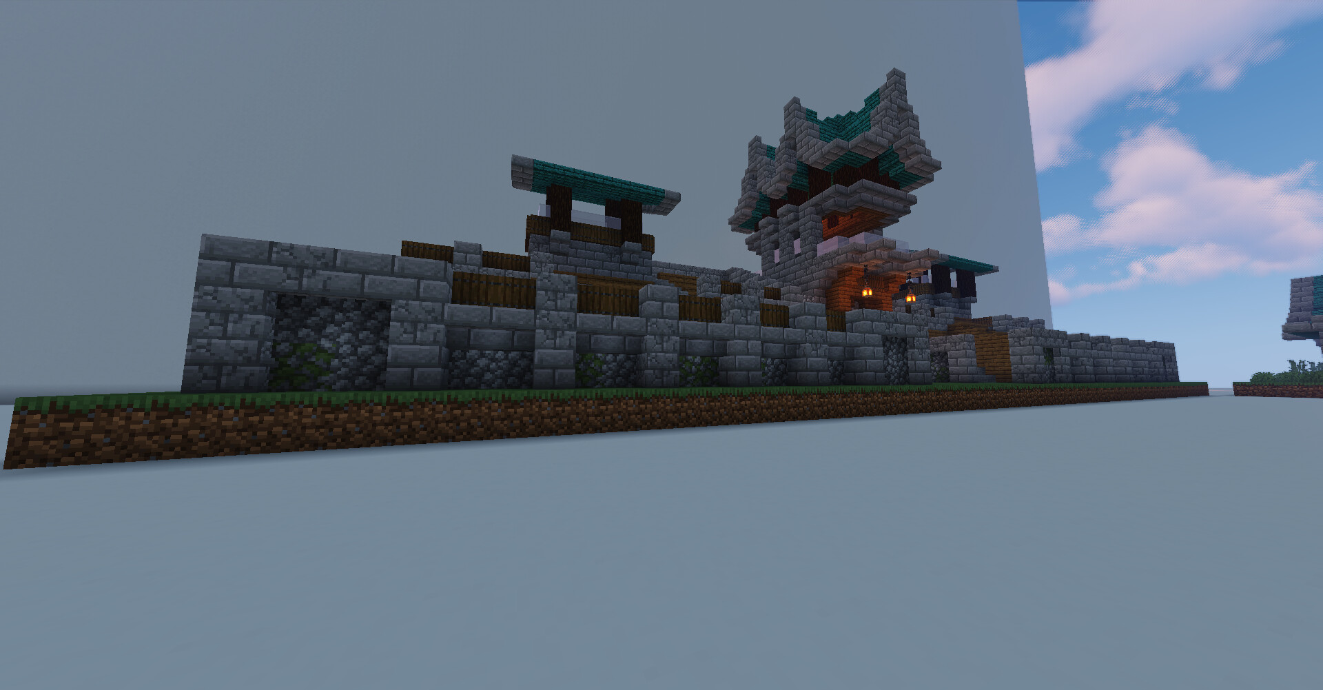 Warped Wood Roof Pack Extras Minecraft Map