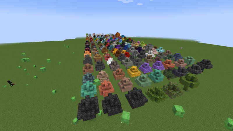 trees out of every block Minecraft Map