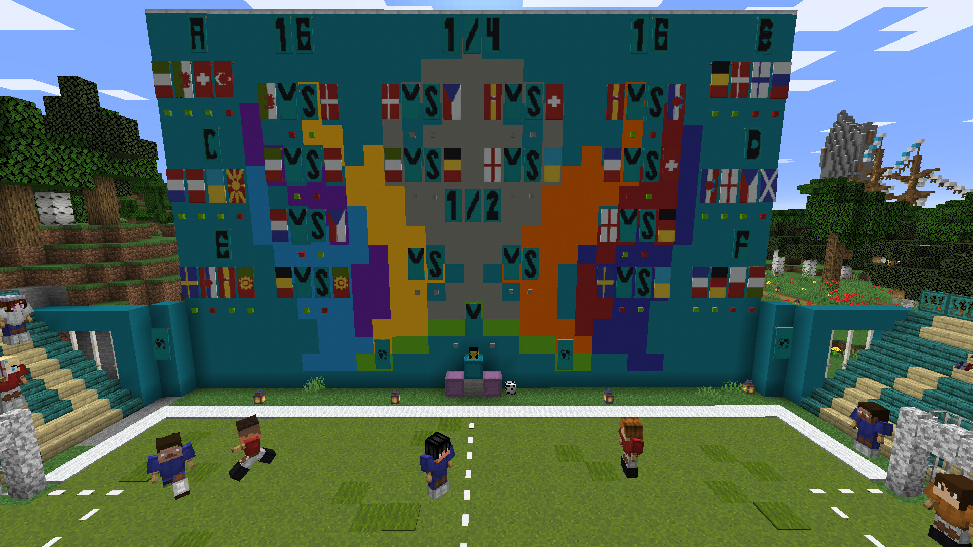 Euro 2020 @ Enviro Minecraft Map