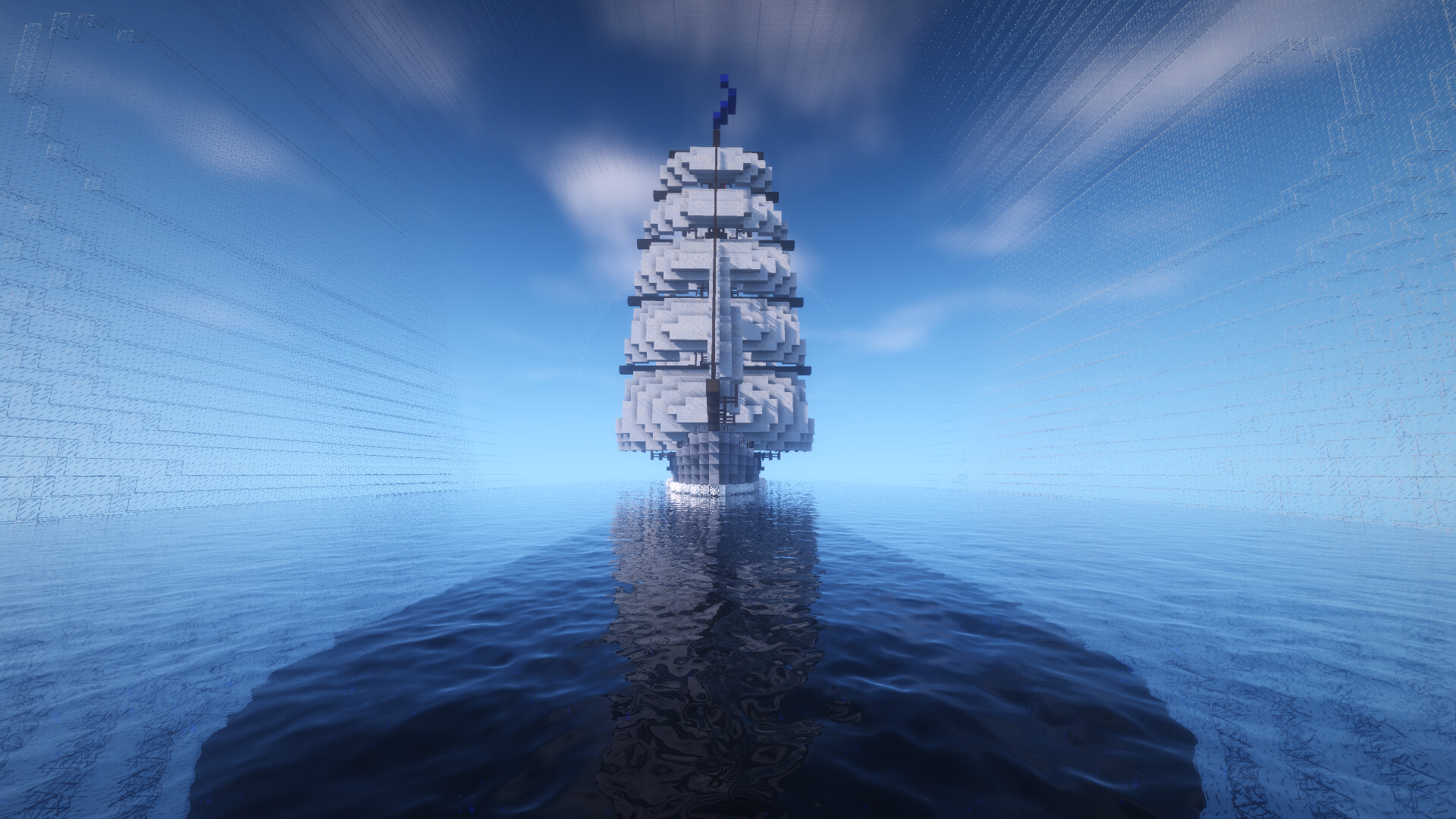 Italian Barque in a bottle Minecraft Map